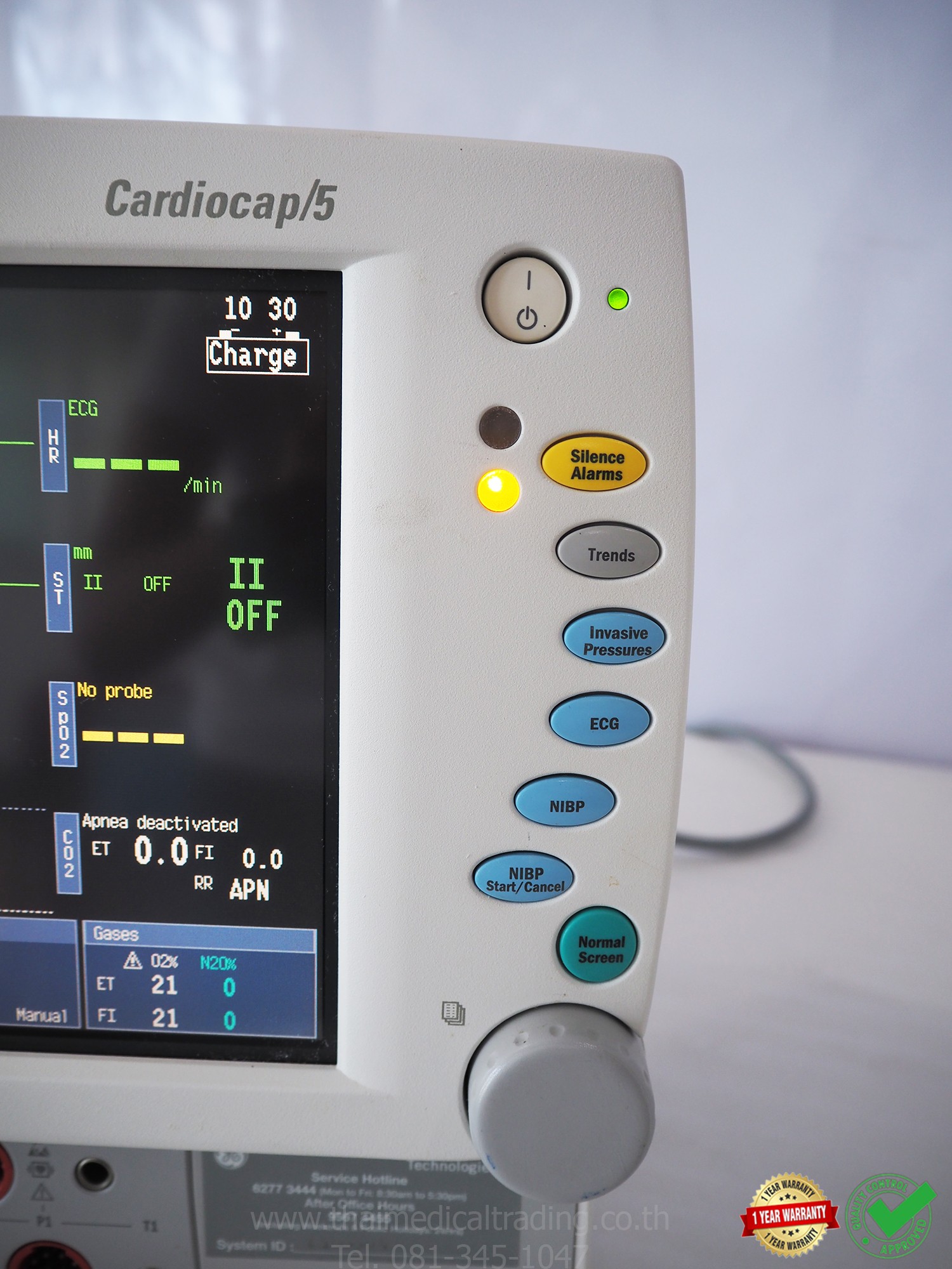 เครื่อง Patient monitor GE Datex Ohmeda Cardiocap 5