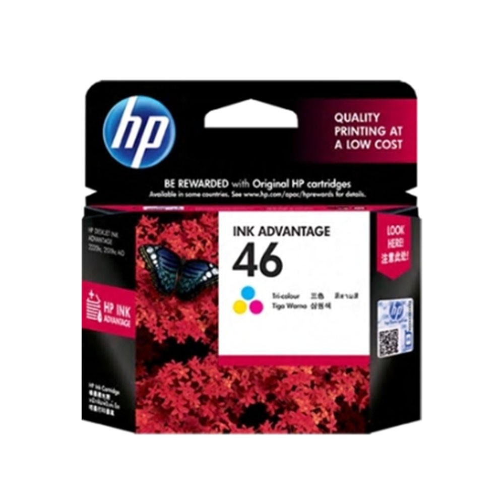 HP 46 Tri-color Original Ink Advantage Cartridge