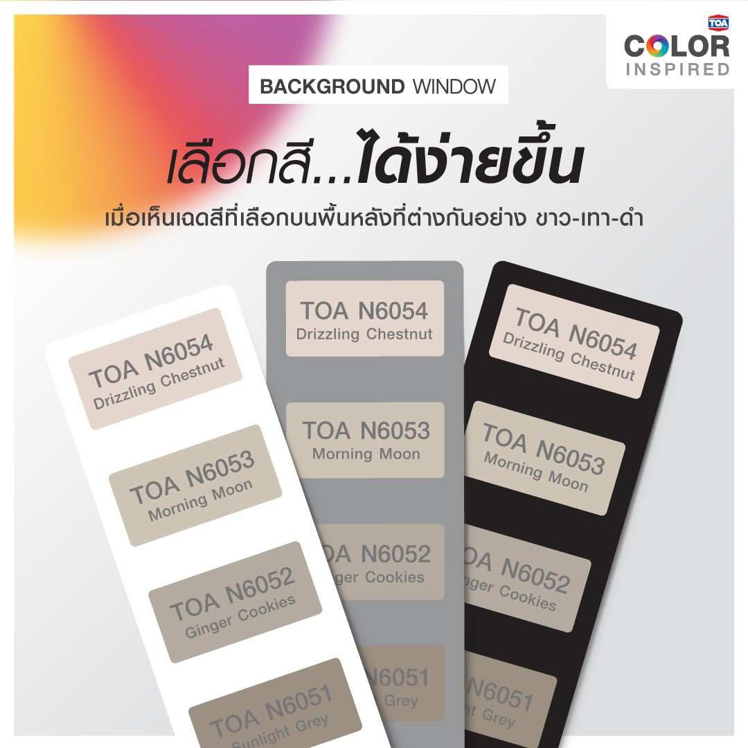 TOA FANDECK พัดสี TOA color world