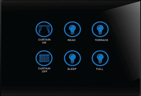 Guest room control management systems