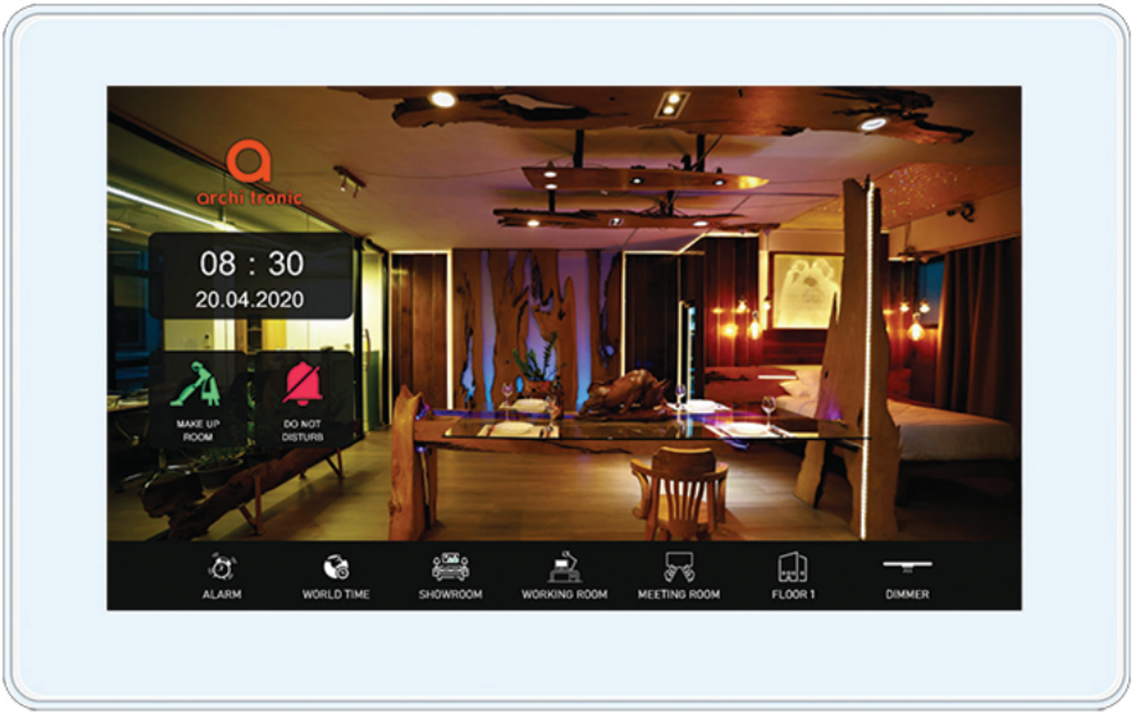 Guest room control management systems