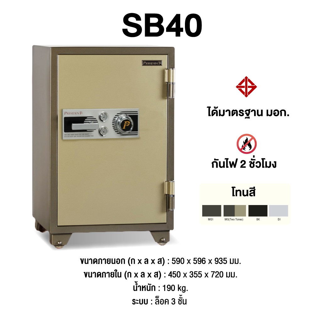 ตู้เซฟนิรภัย president
