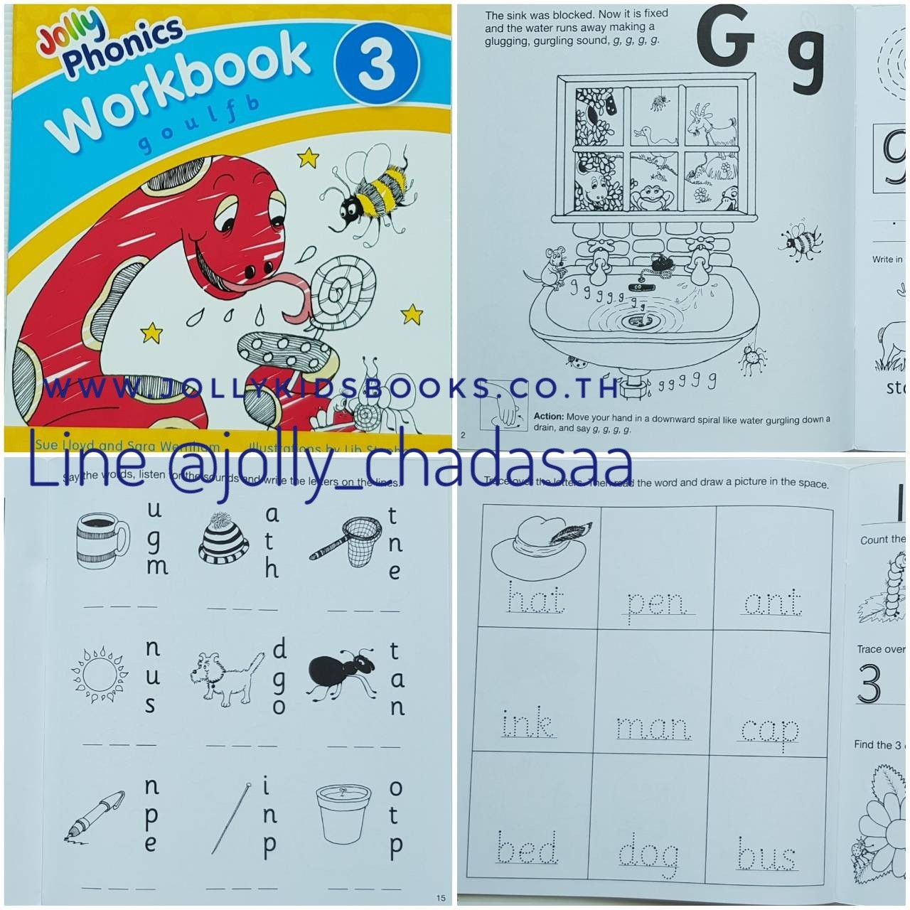 Jolly Phonics Workbooks 1-7