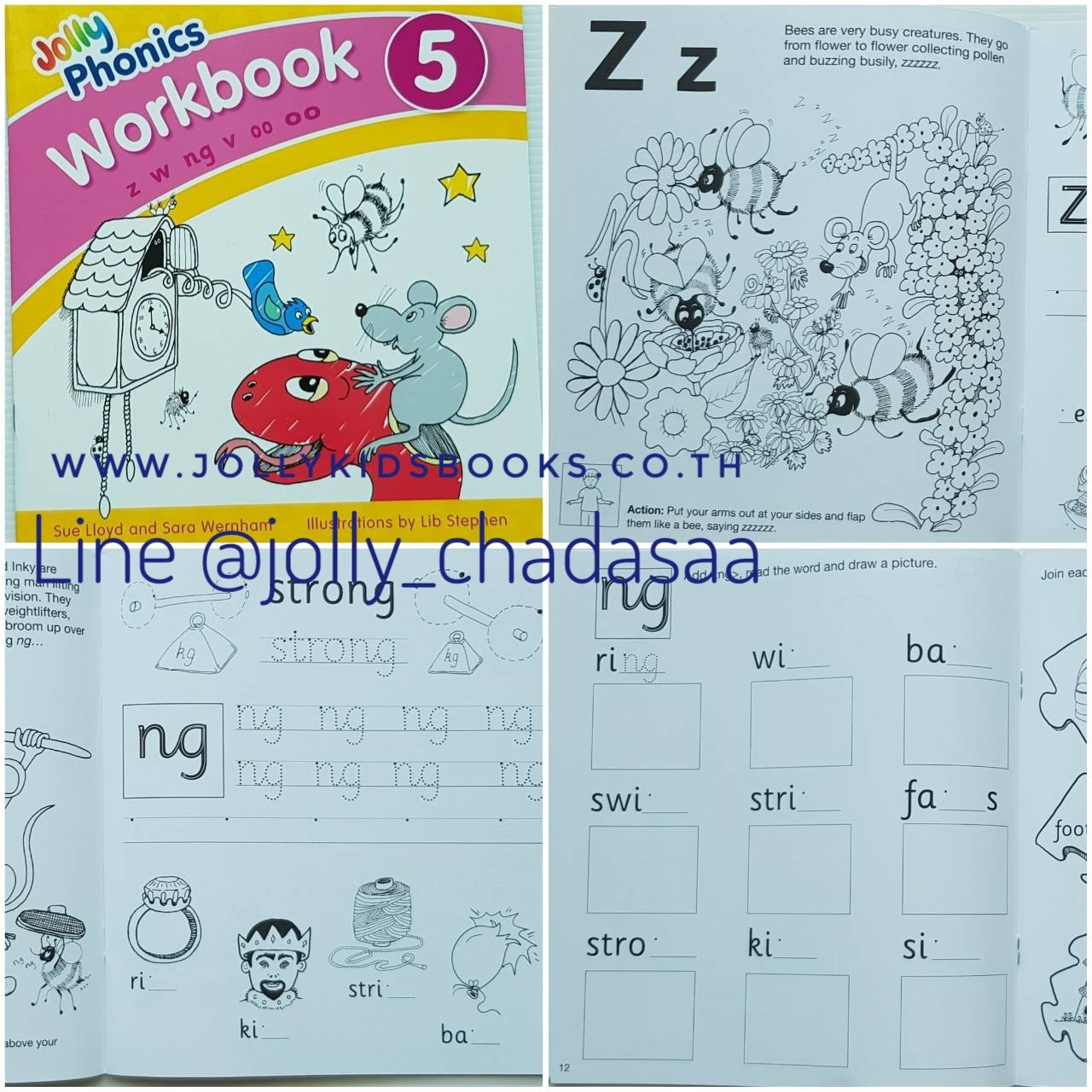 Jolly Phonics Workbooks 1-7