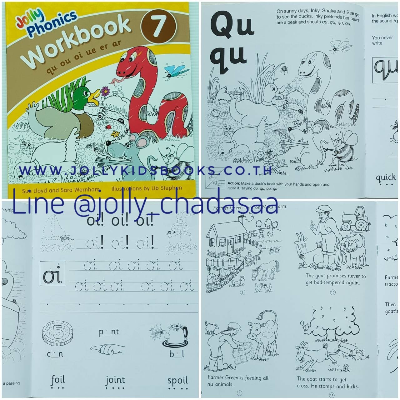 Jolly Phonics Workbooks 1-7