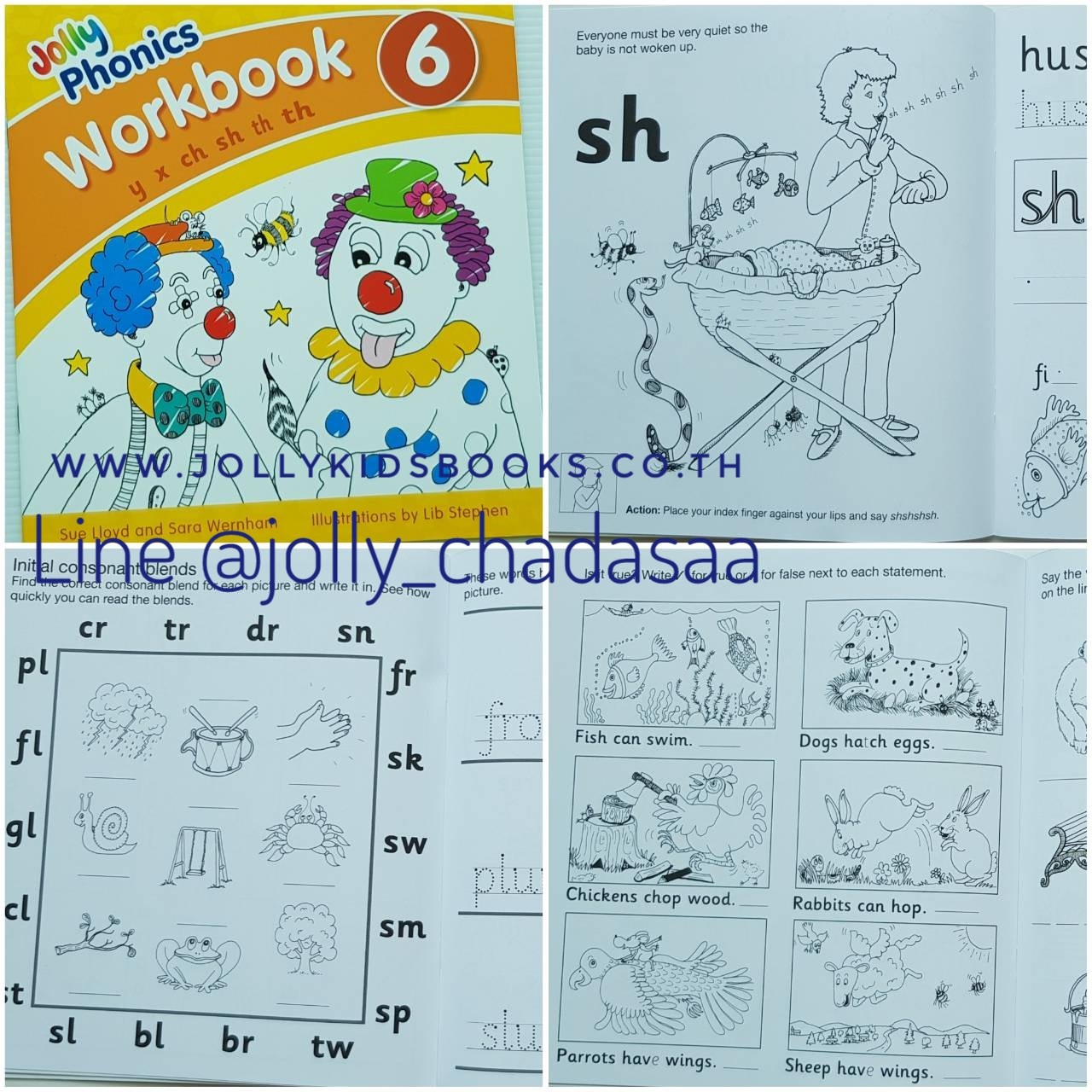 Jolly Phonics Workbooks 1-7
