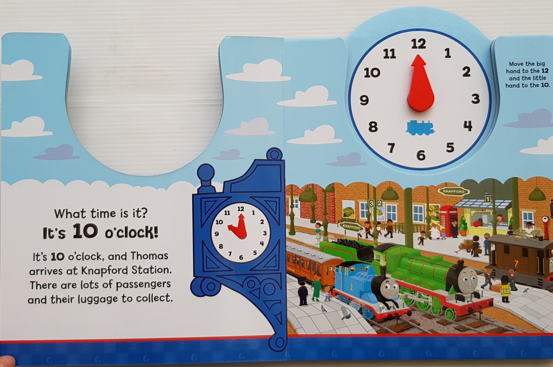 Thomas and friends clock book