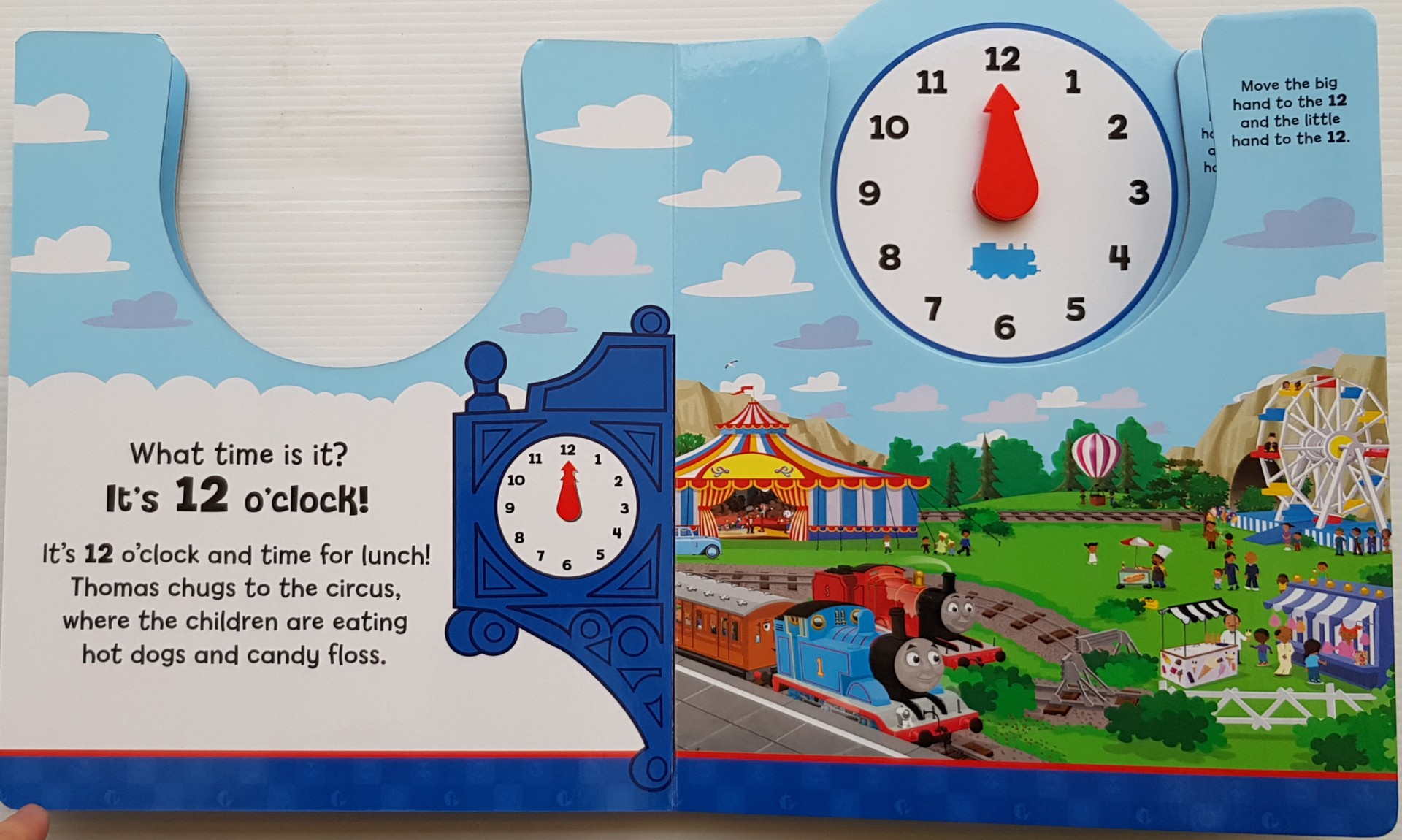 Thomas and friends clock book