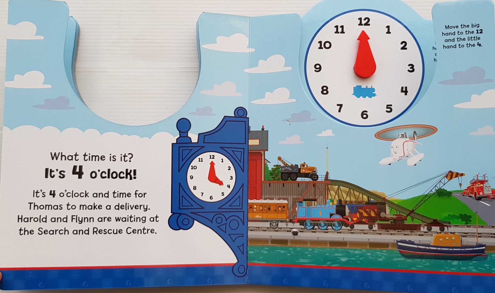 Thomas and friends clock book