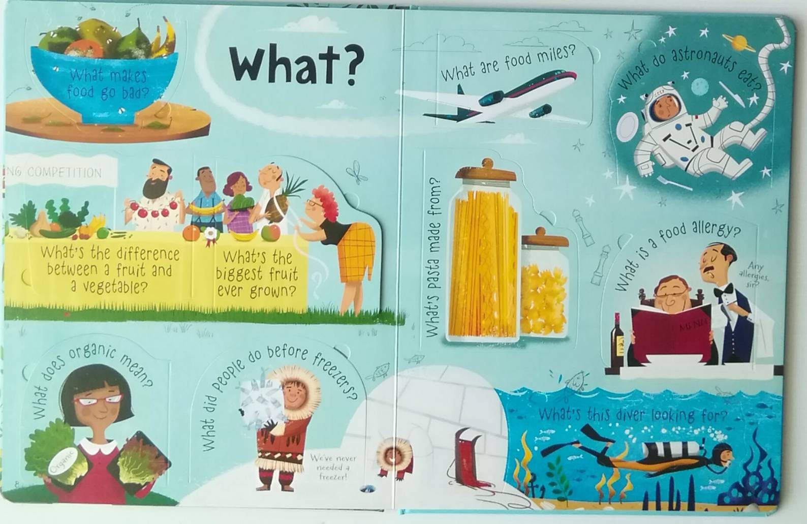 Lift-the-Flap Questions and Answers About Food
