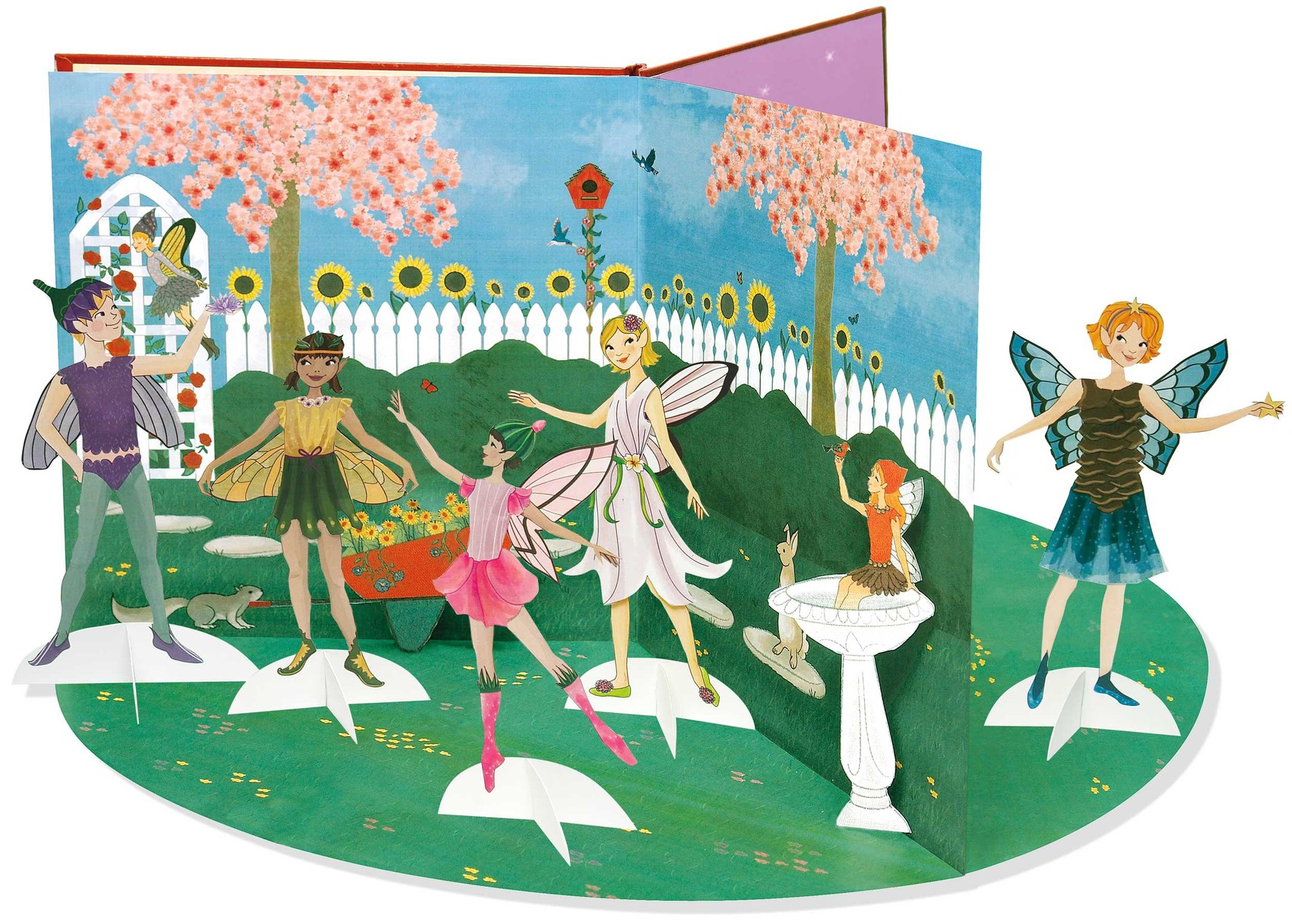 The Magical World of Fairies (A Paper Doll Fold-Out Play Set)