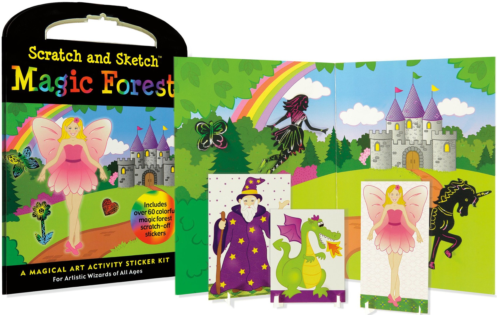 Magic Forest Scratch & Sketch Sticker Kit (Scratch and Sketch)