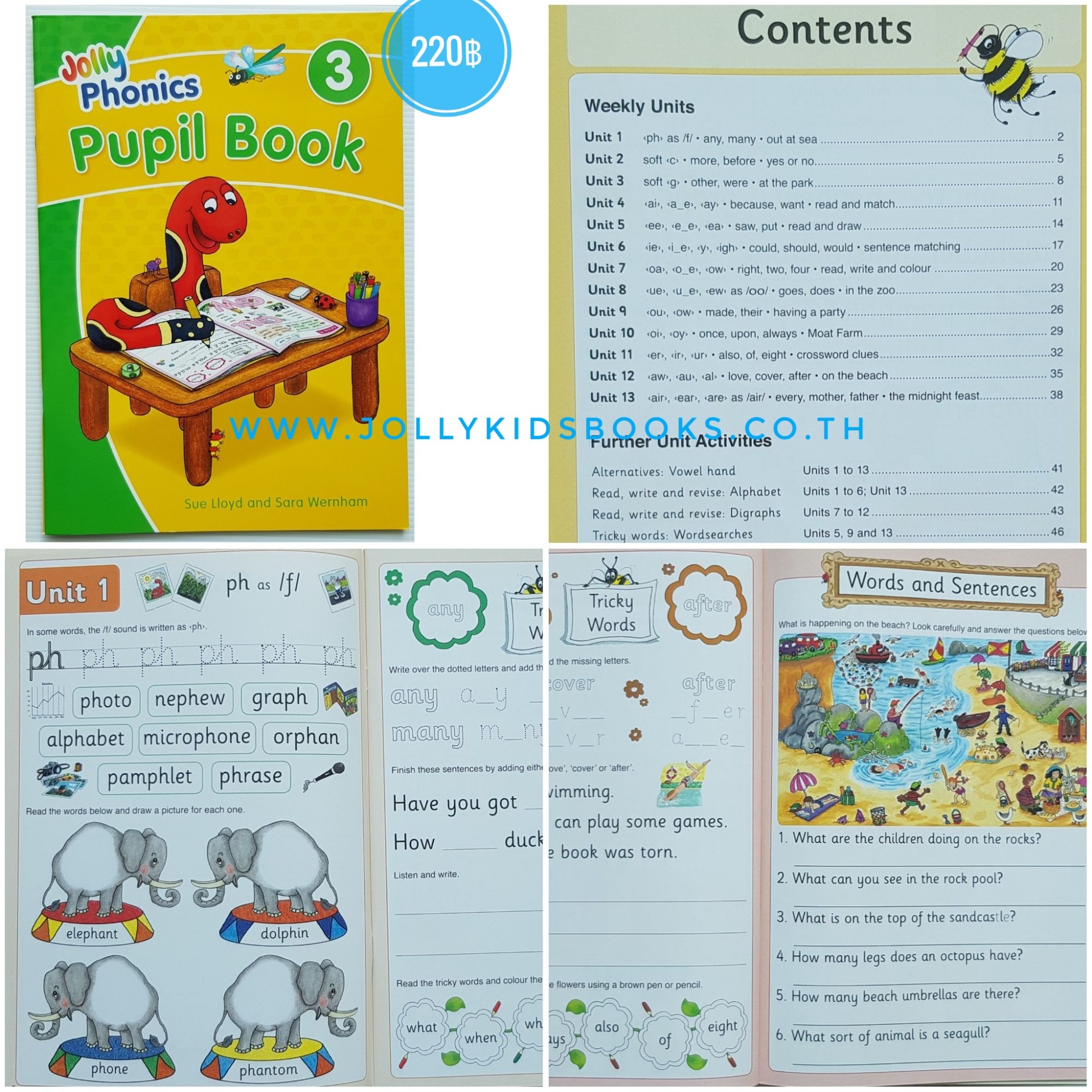 Set for Beginners 7 items: Jolly phonics: Songs, Blends wheel, Pupil 1 ...