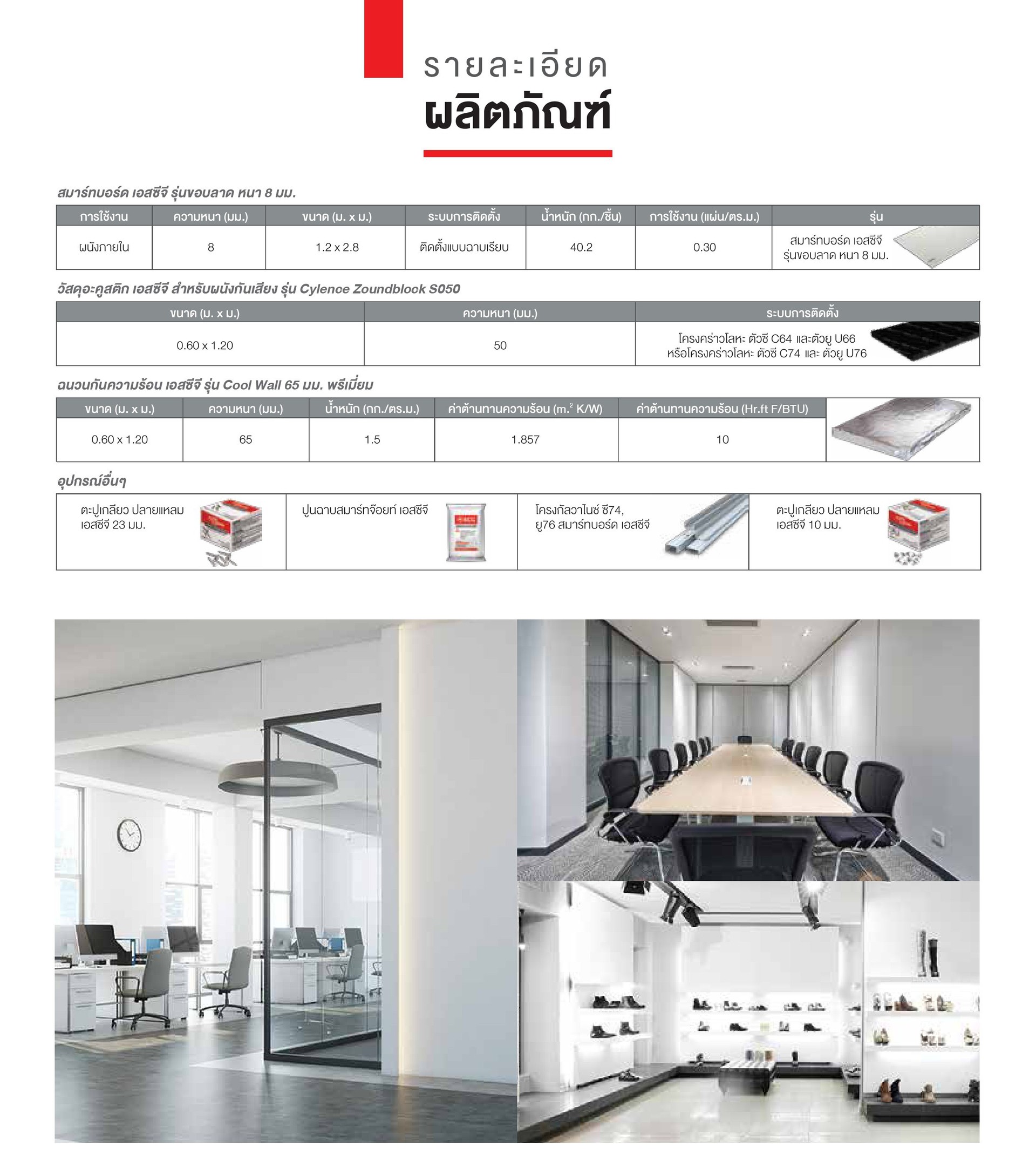 Smart Wall System SCG ระบบผนังภายในฉาบเรียบ