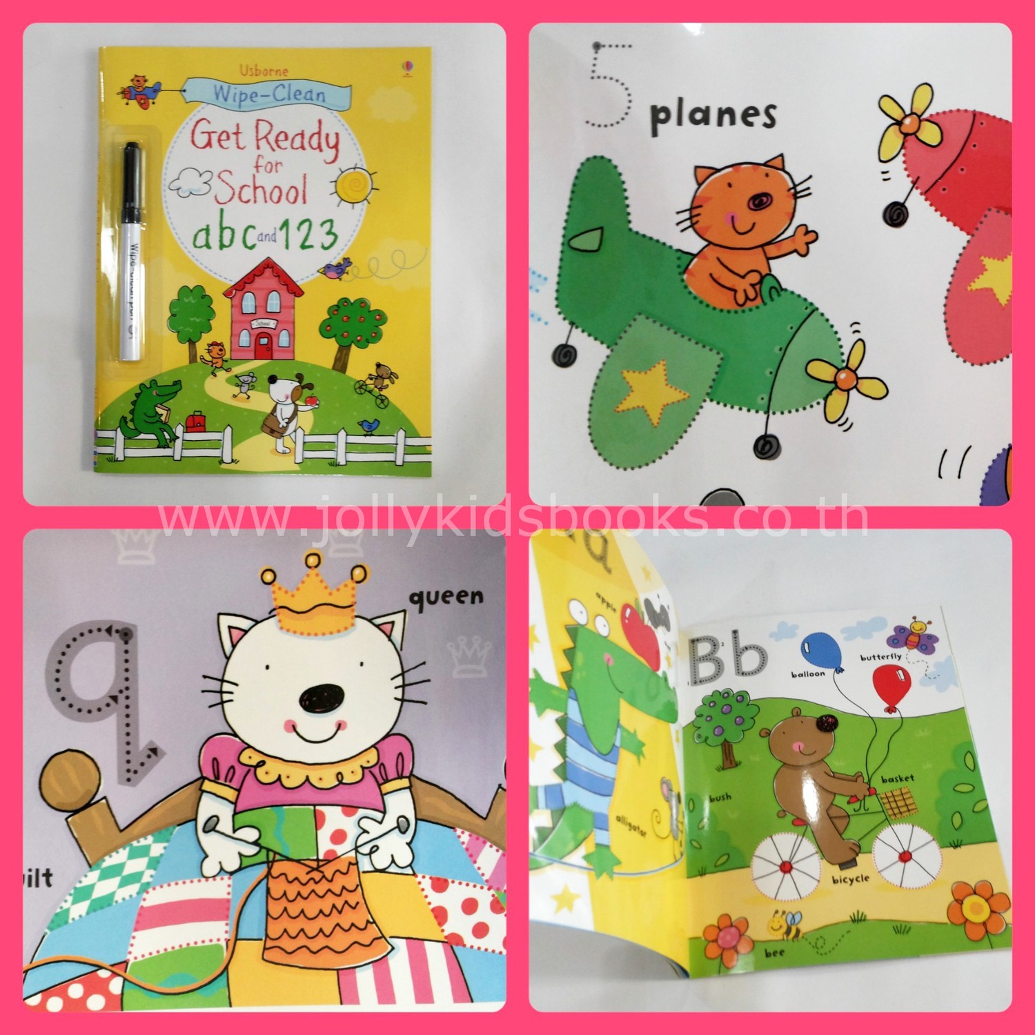 Wipe Get Ready for School abc and 123