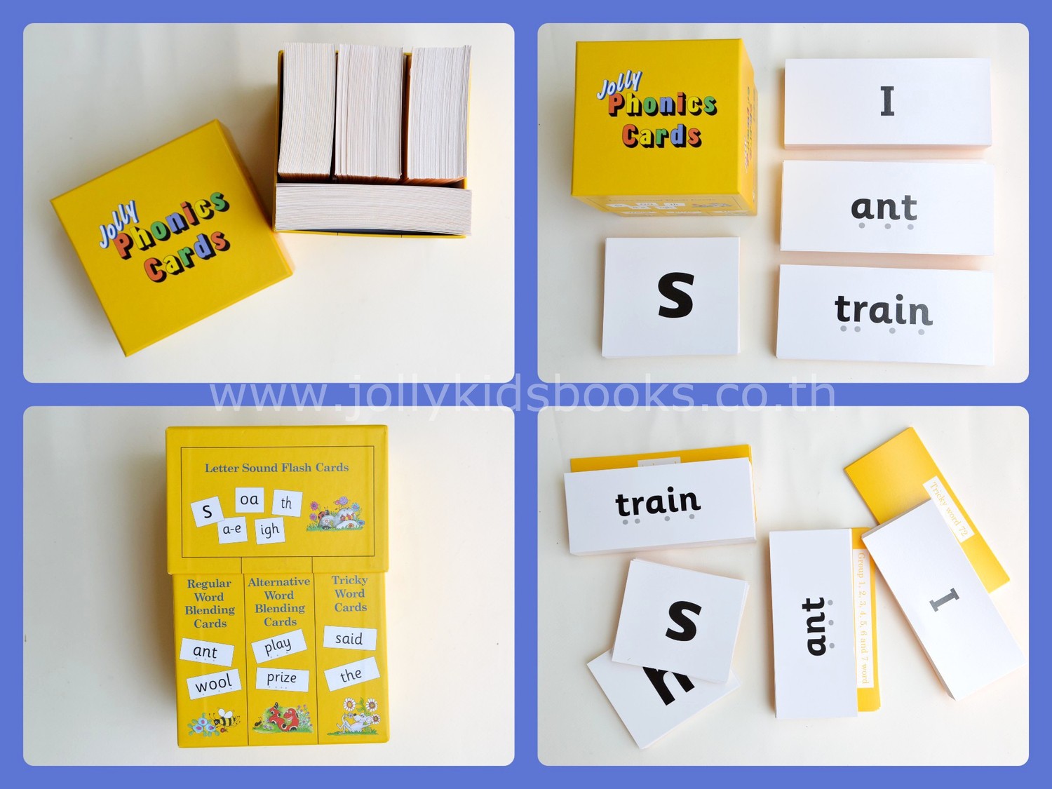 Jolly Phonics Cards (4 sets)