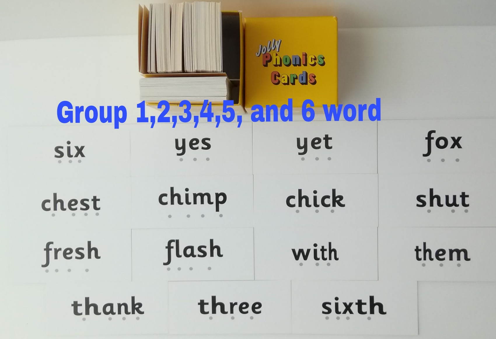 Jolly Phonics Cards (4 sets)