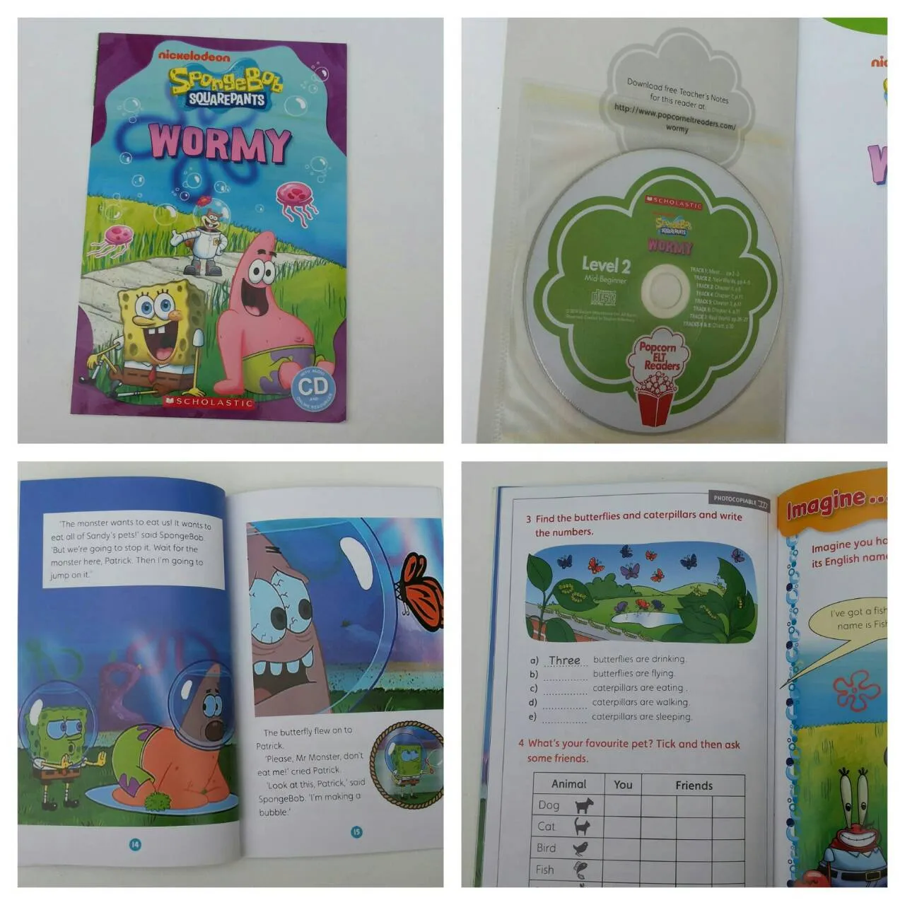 Spongebob Wormy Book