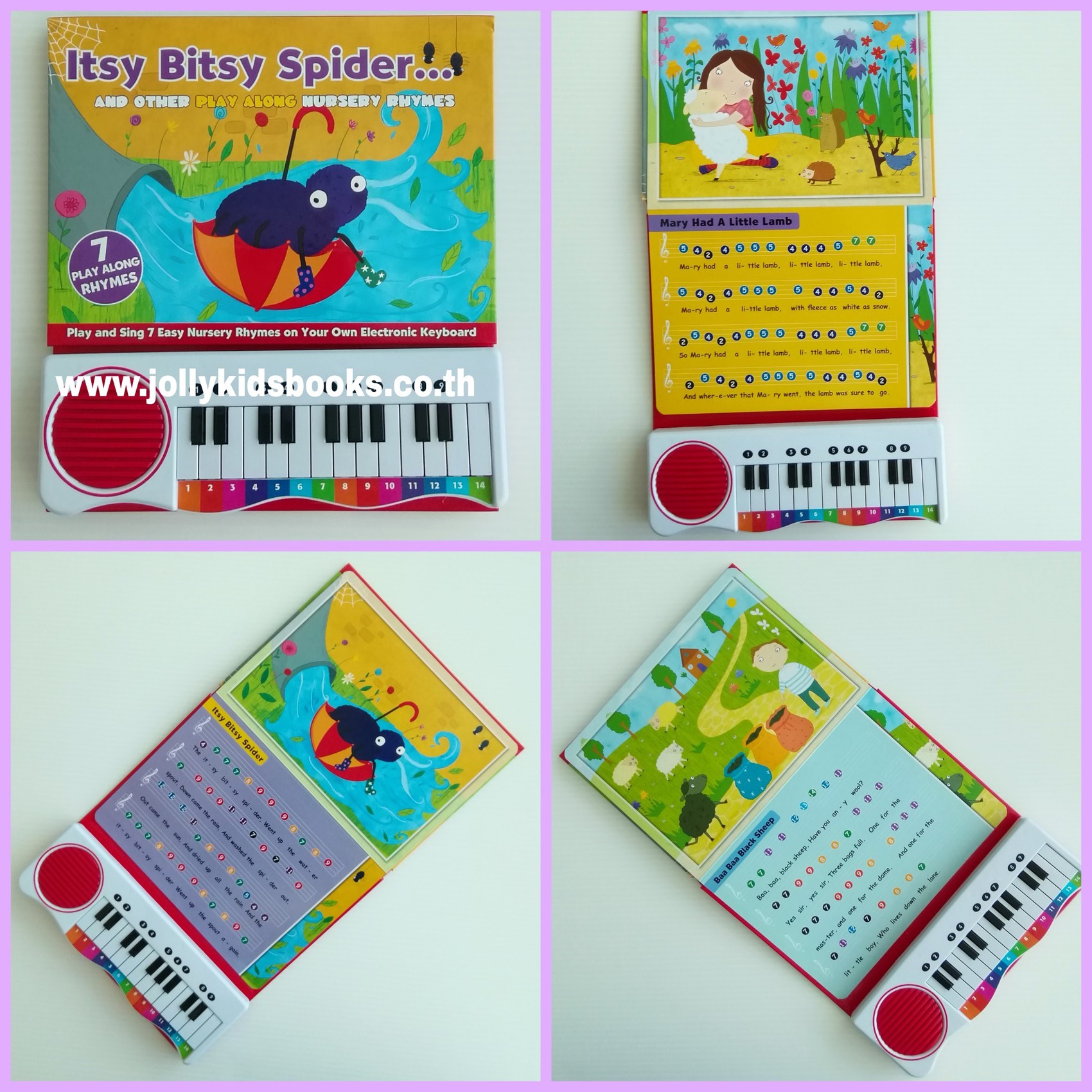 Nursery Rhymes Itsy Bitsy Spider: Novelty Activity Book
