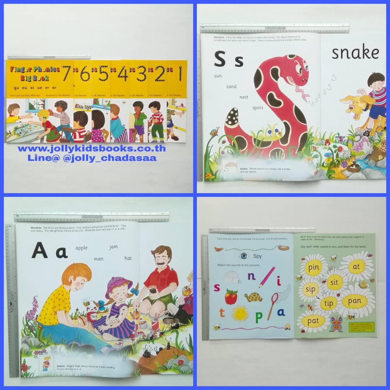 Finger Phonic Big Books set 1-7