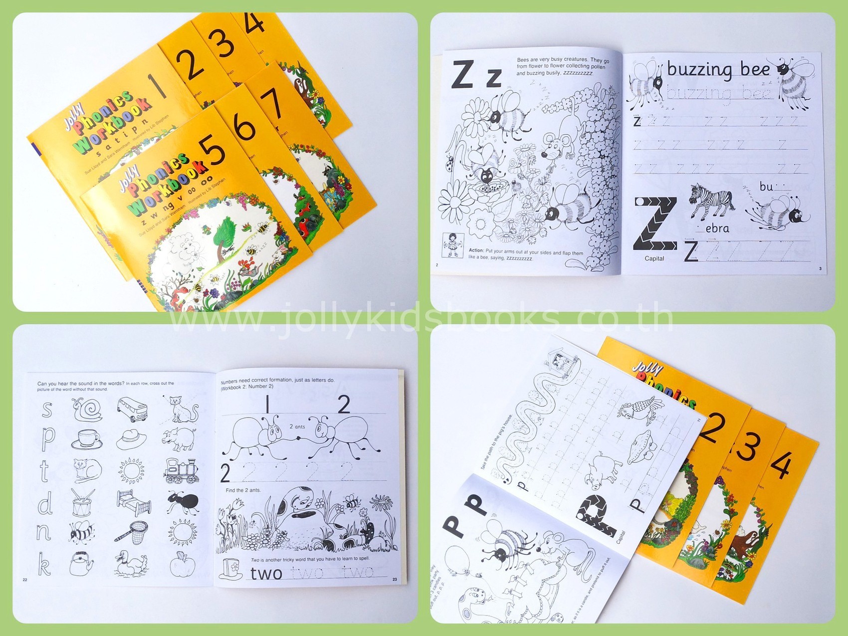Jolly Phonics Workbooks 1-7
