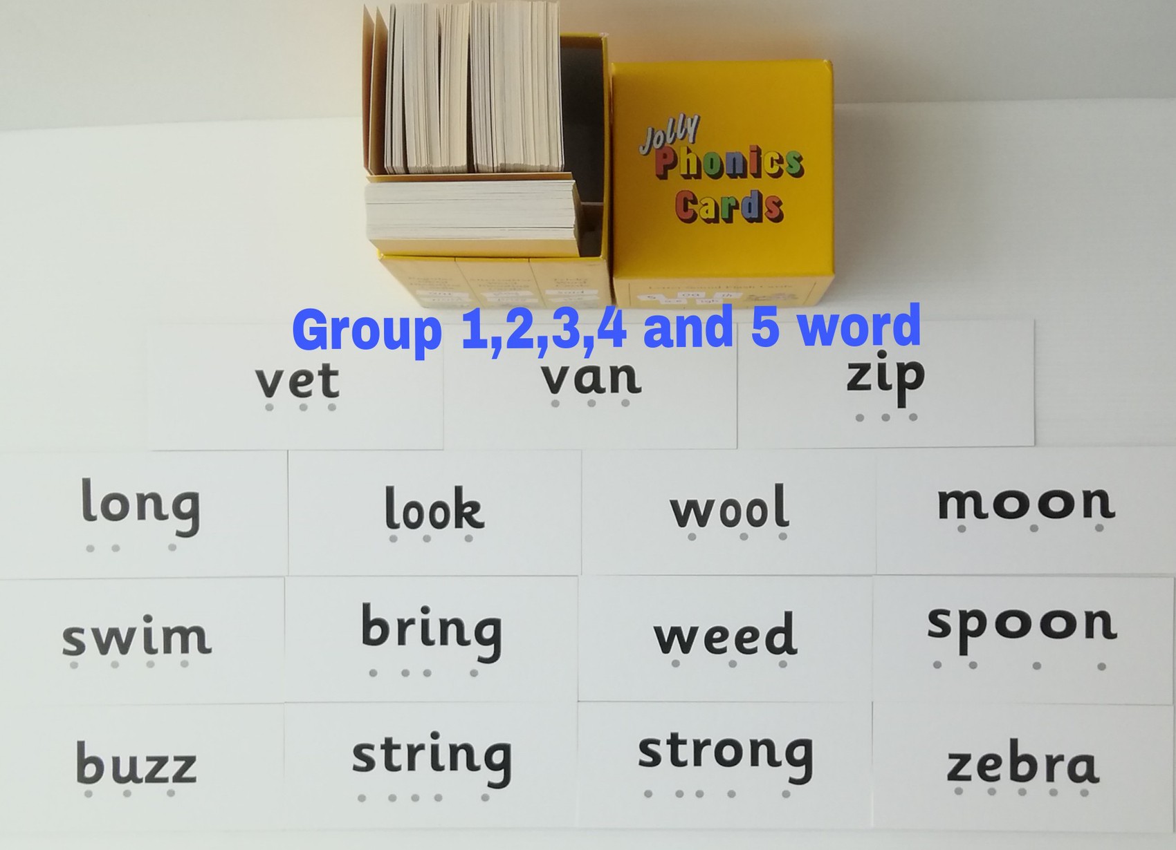 Jolly Phonics Cards (4 sets)