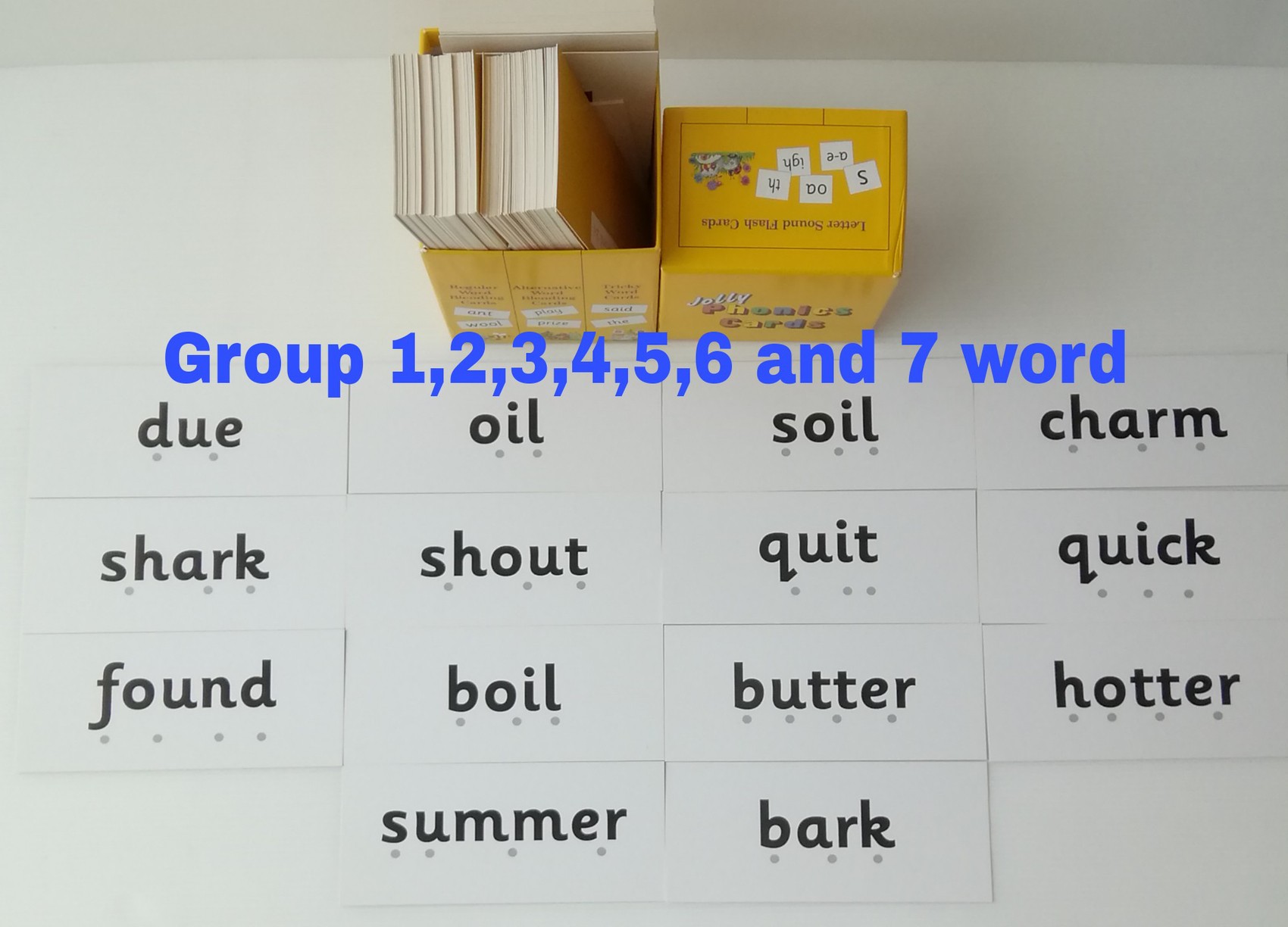 Jolly Phonics Cards (4 sets)