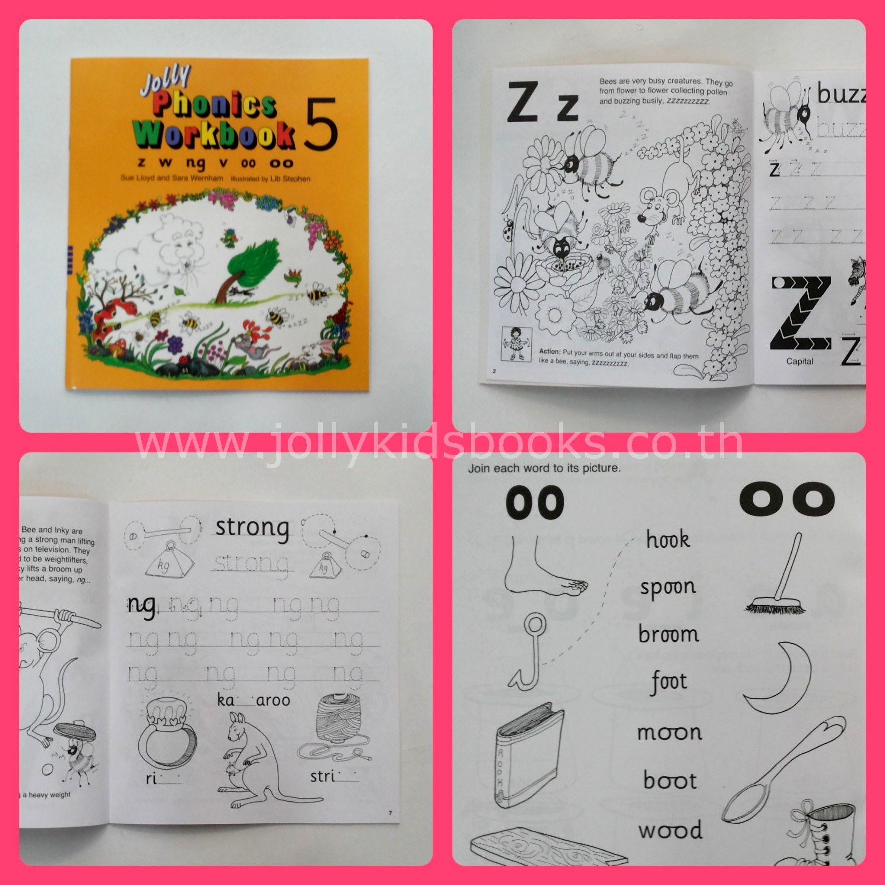 Jolly Phonics Workbooks 1-7
