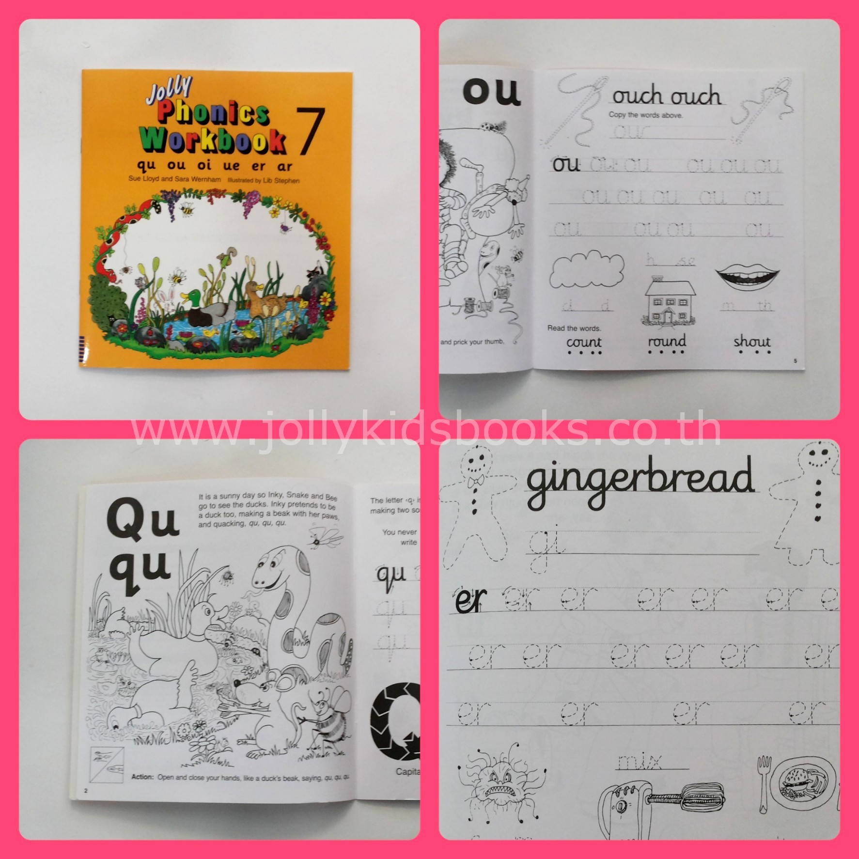 Jolly Phonics Workbooks 1-7