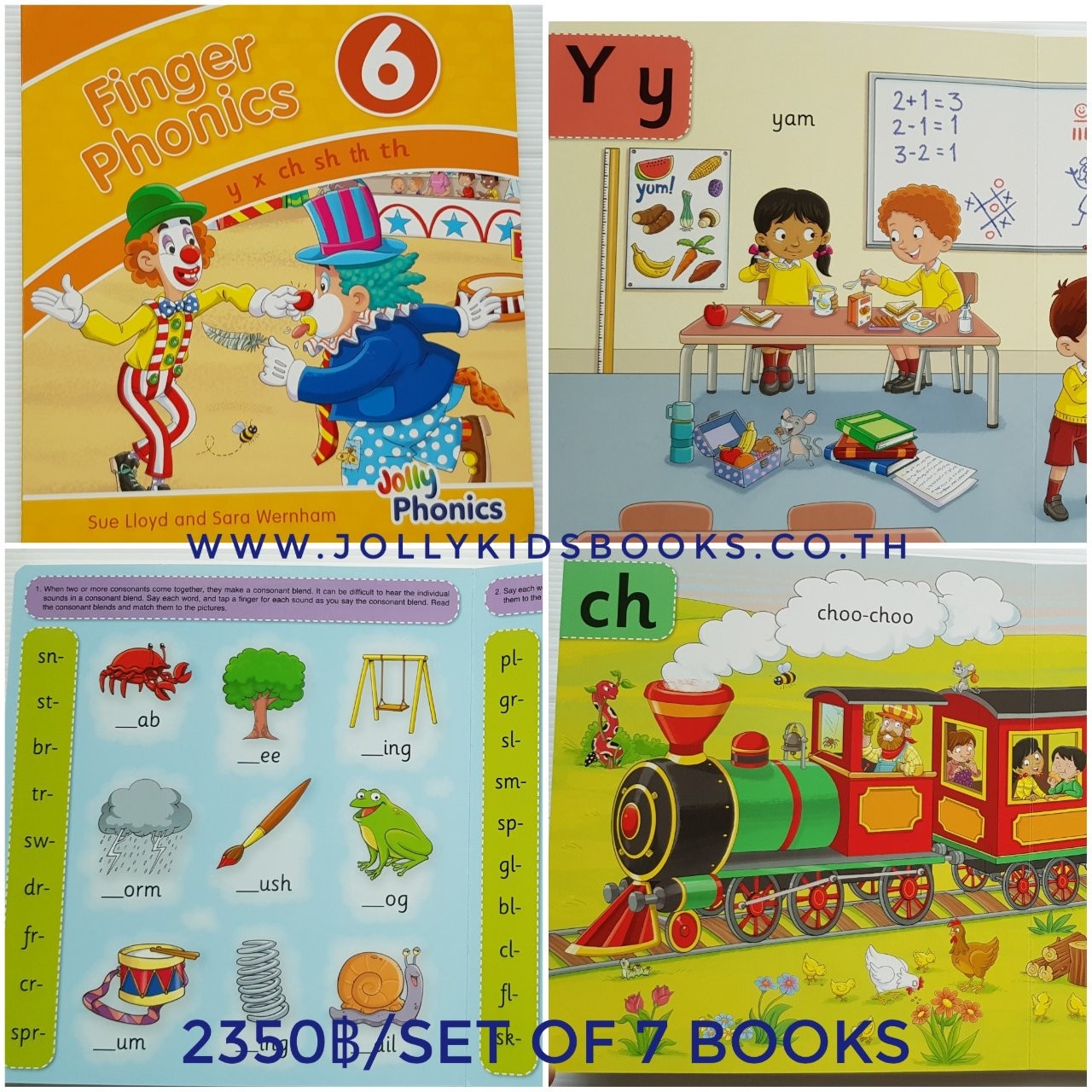 Finger Phonics set of books 1–7
