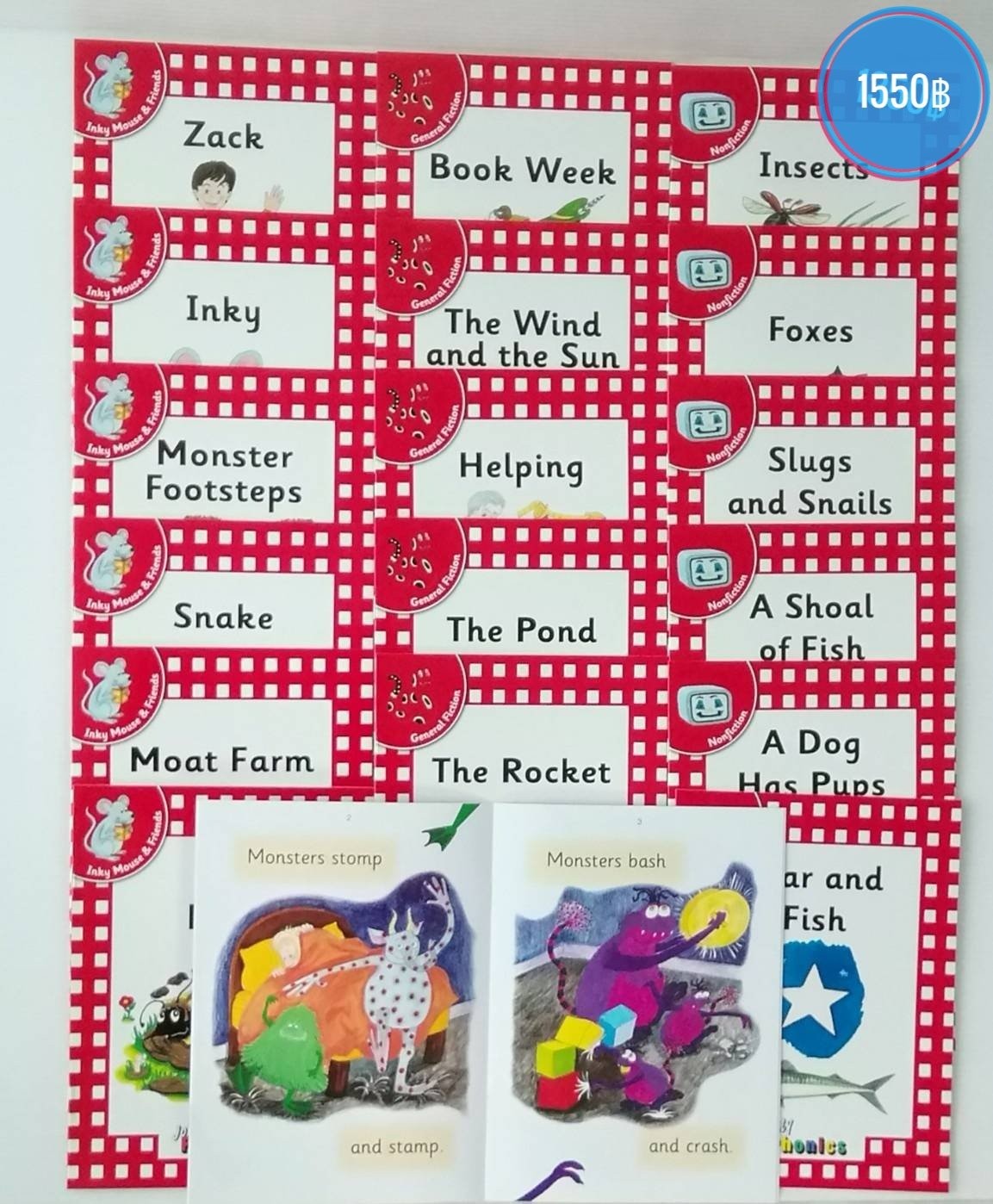 Jolly Phonics Readers, Complete Set Red Level (pack of 18)