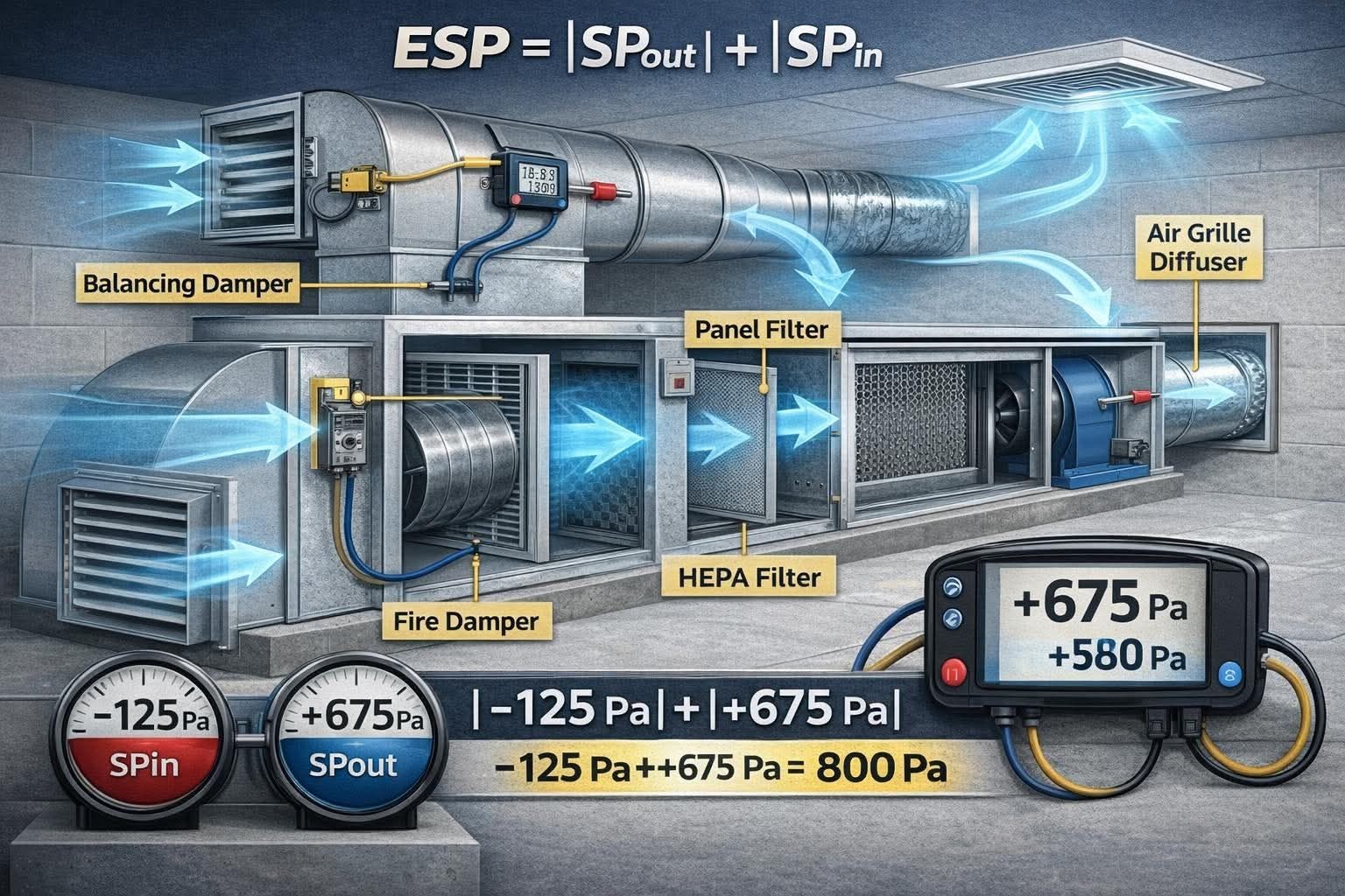 External Static Pressure (ESP) คืออะไร และสำคัญอย่างไร