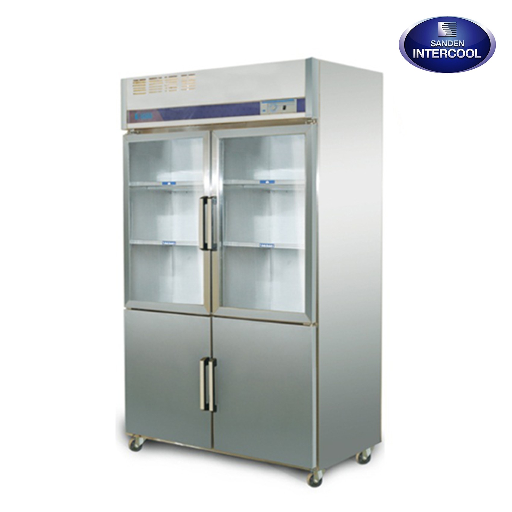 ตู้แช่สแตนเลส 4 ประตู 2 อุณหภูมิ VJ-COOL รุ่น DRR-04-120