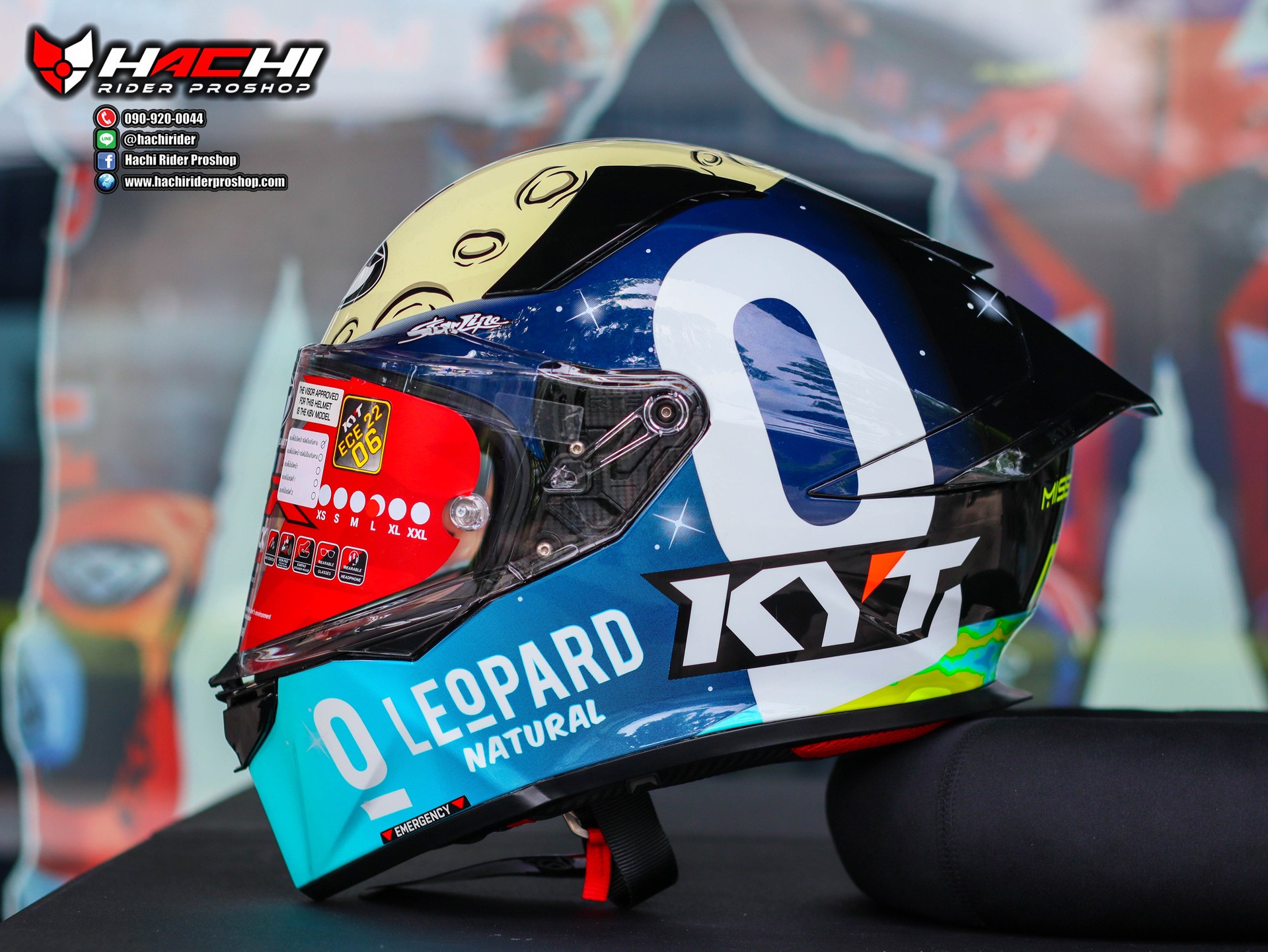 หมวกกันน็อค KYT : R2R PRO - Foggia Mugello 2022 Replica