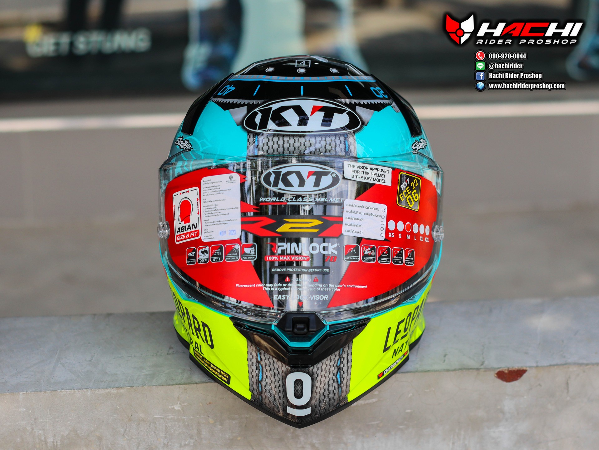 หมวกกันน็อค KYT : R2R PRO - Foggia Misano 2022 Replica