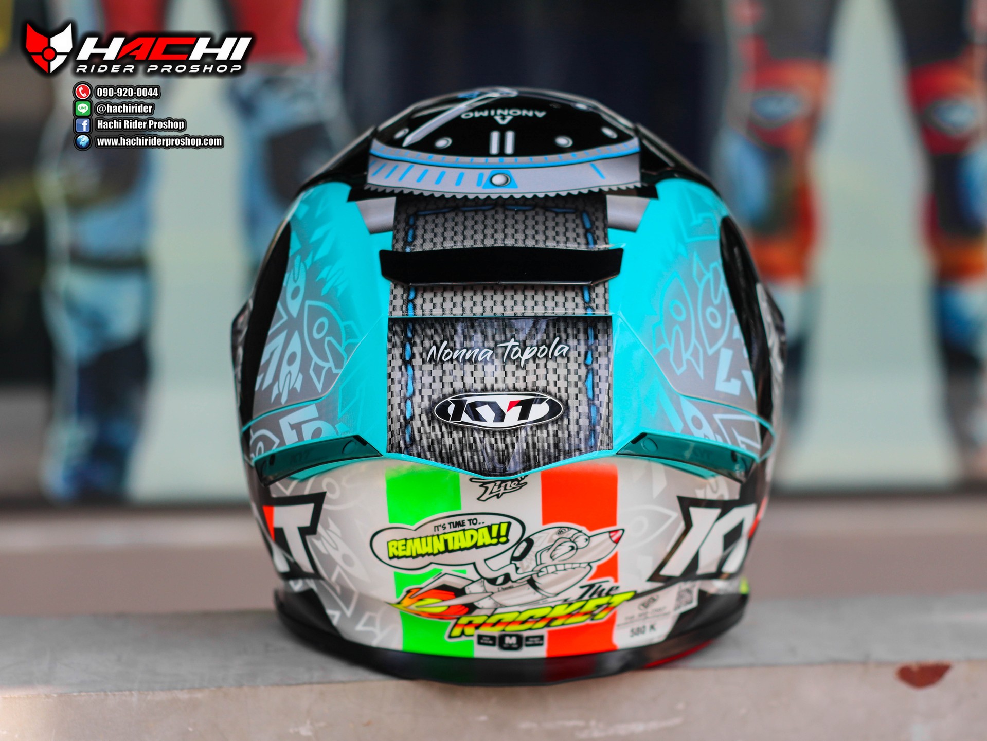 หมวกกันน็อค KYT : R2R PRO - Foggia Misano 2022 Replica