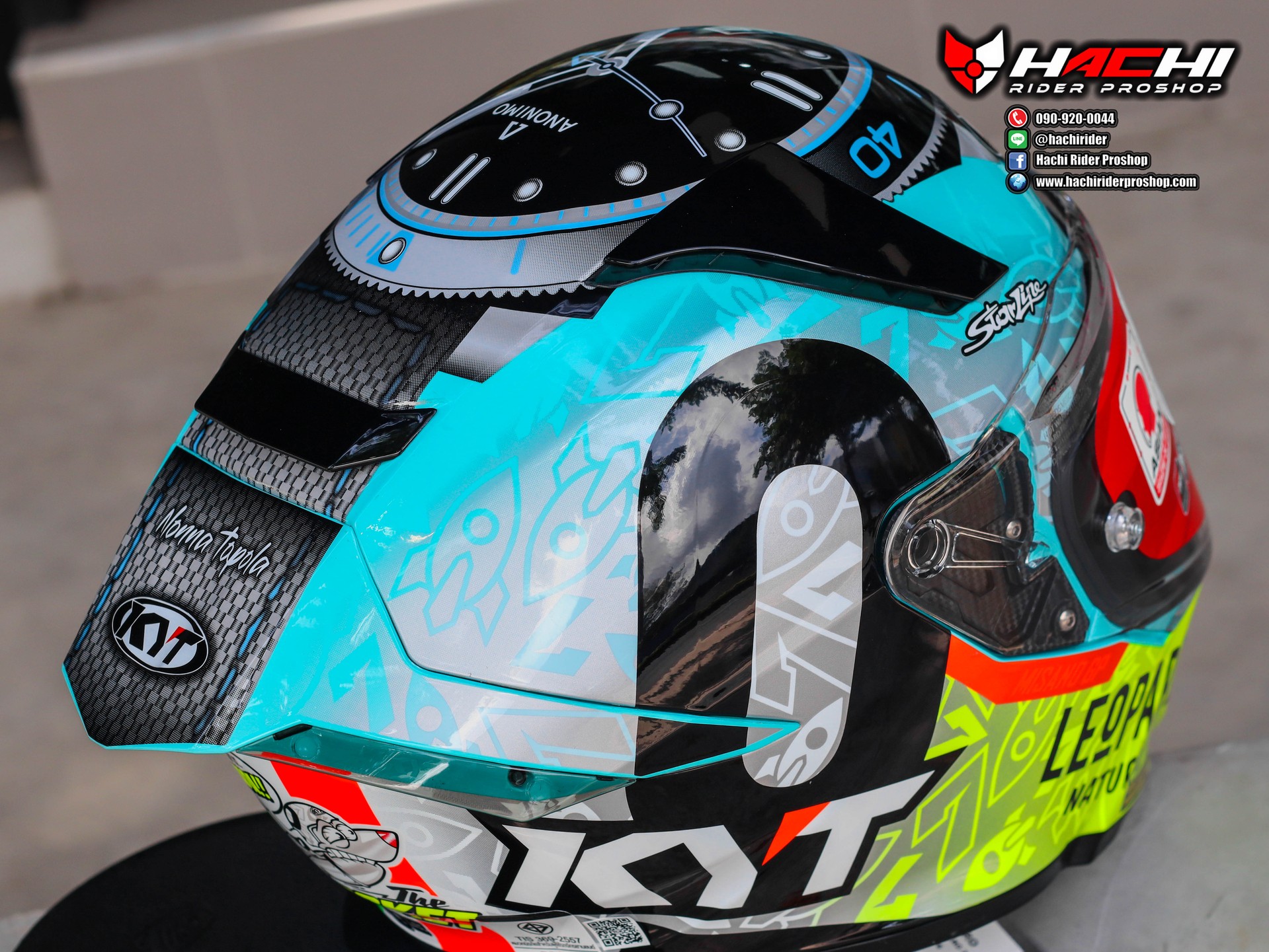 หมวกกันน็อค KYT : R2R PRO - Foggia Misano 2022 Replica