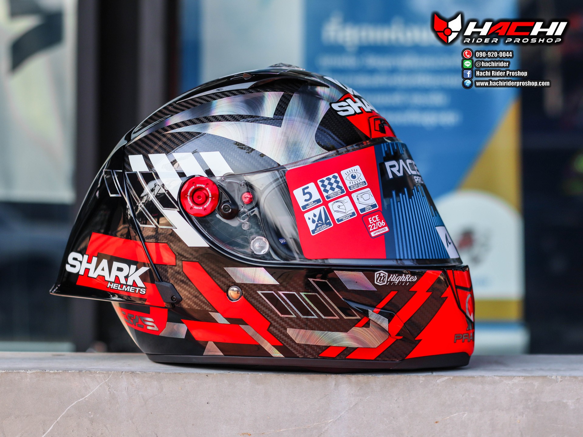 หมวกกันน็อค SHARK : Race-R Pro GP - Zerco Winter Test