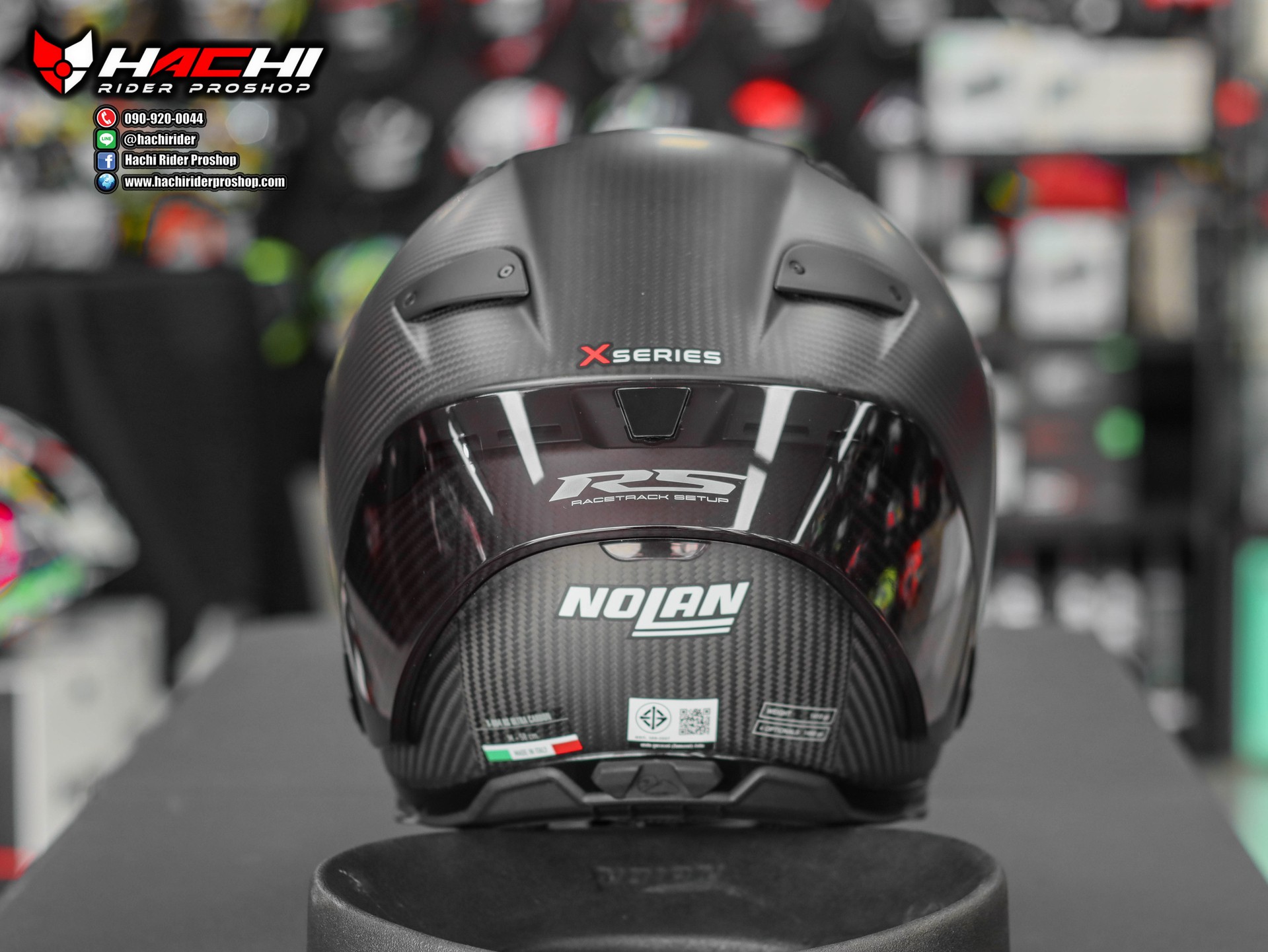 หมวกกันน็อค NOLAN: X-804 RS Ultra Carbon - Matt Carbon