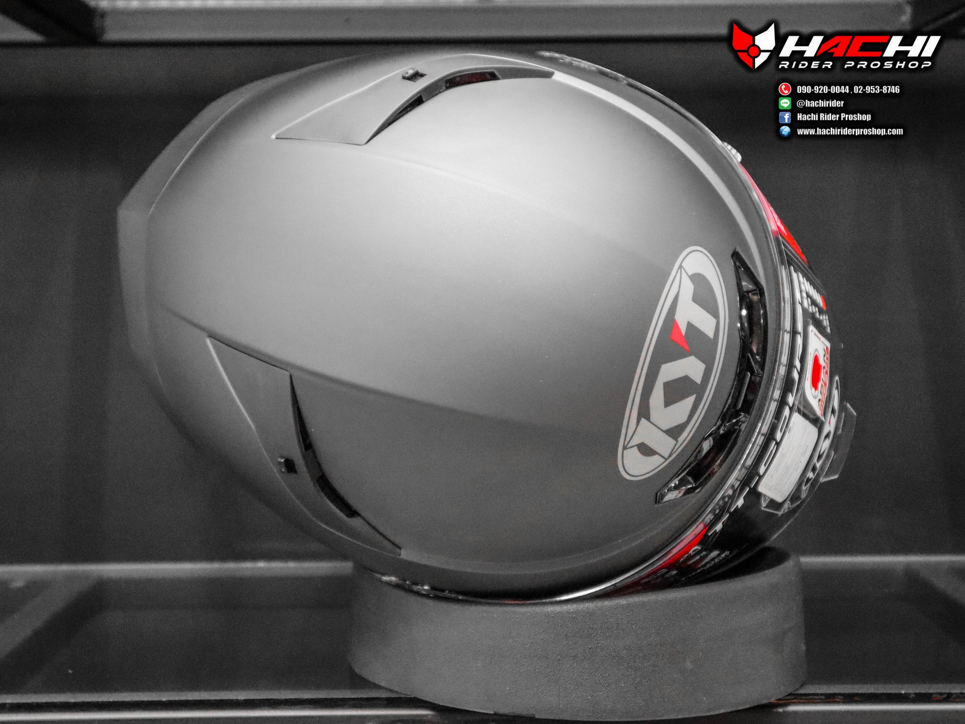 KYT: TT-COURSE - Plain Matt Anthracite