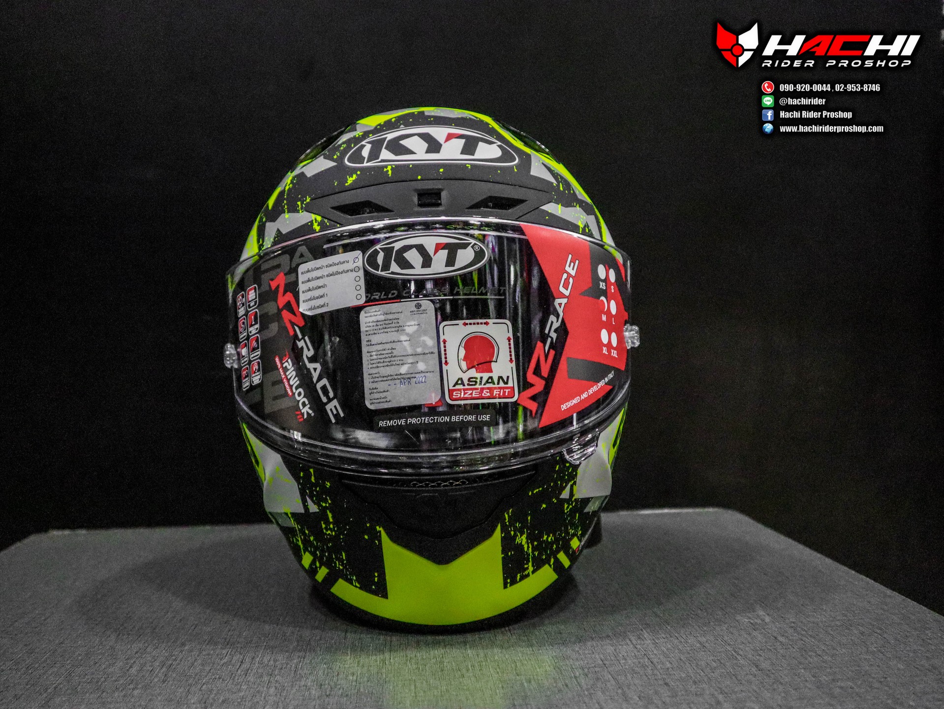 KYT: NZ Race - Blazing Matt Yellow