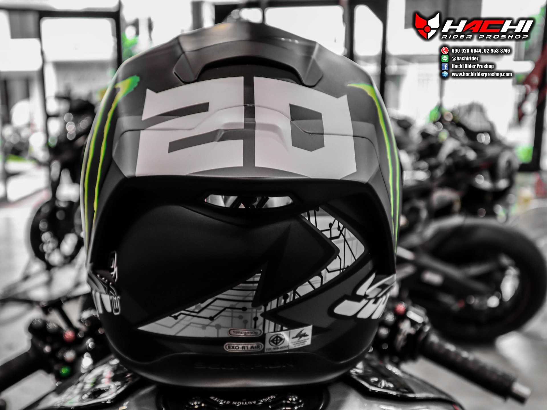 SCORPION: EXO-R1 AIR - Fabio Quartararo Monster Silver