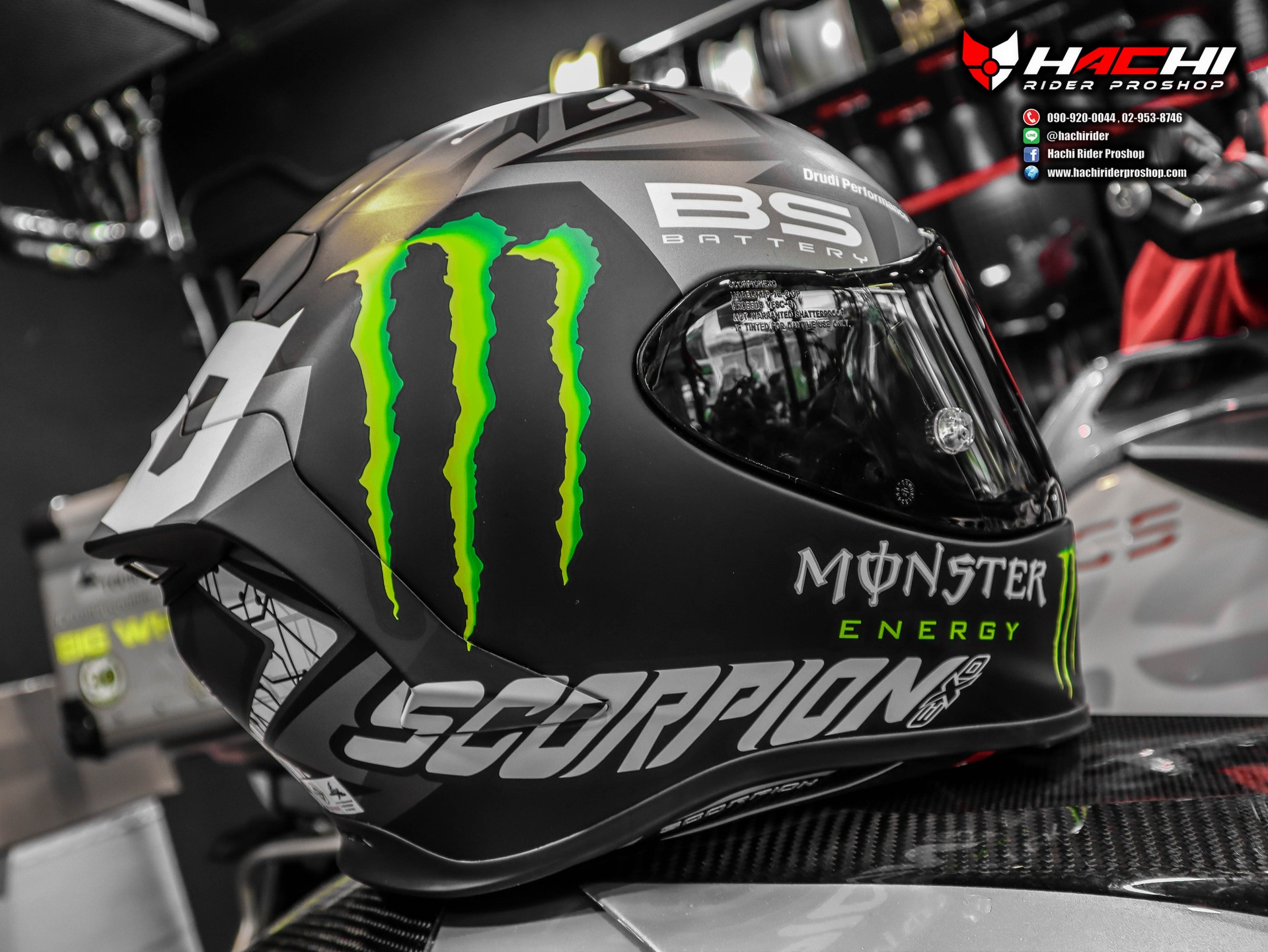 SCORPION: EXO-R1 AIR - Fabio Quartararo Monster Silver