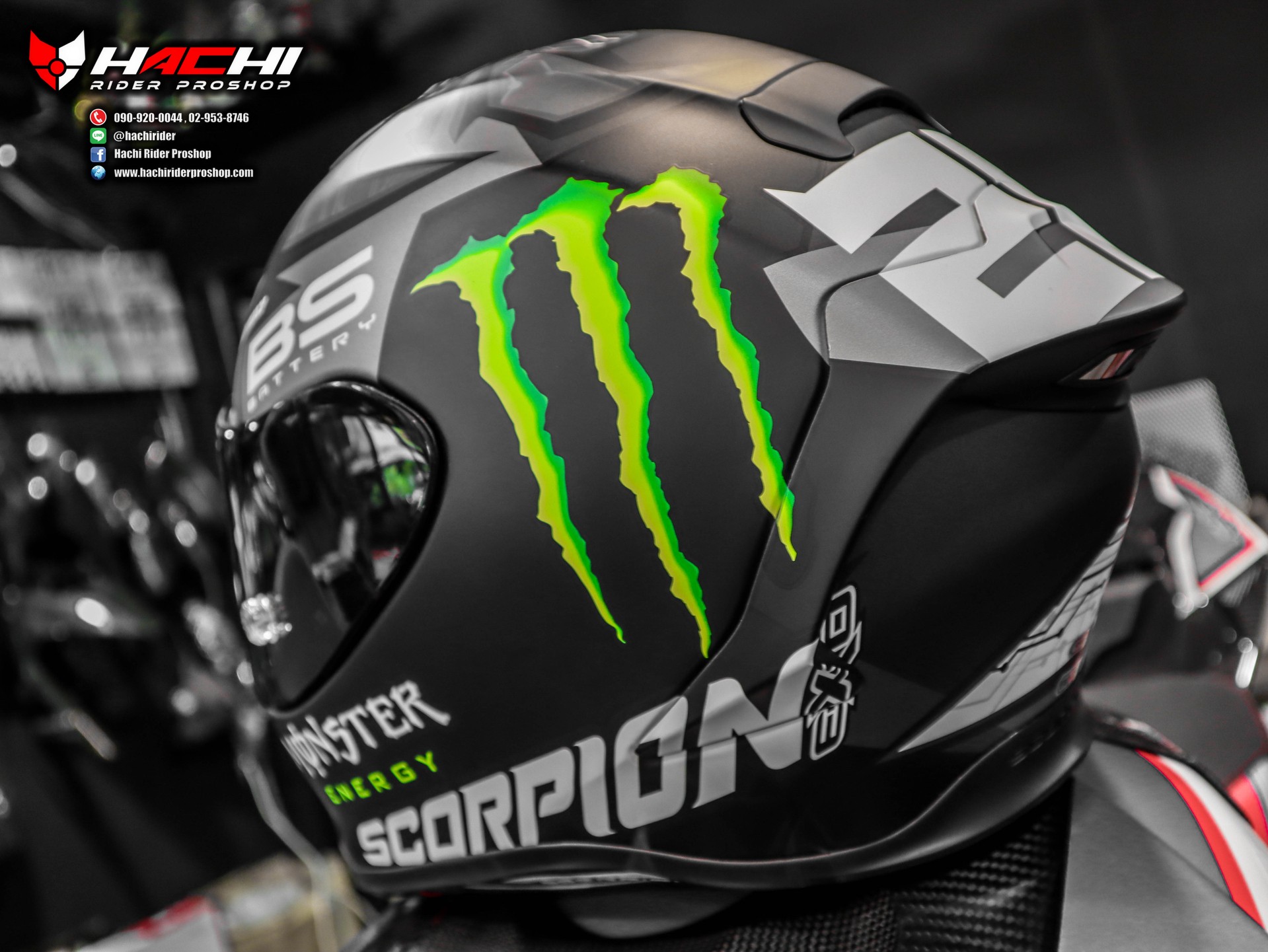 SCORPION: EXO-R1 AIR - Fabio Quartararo Monster Silver