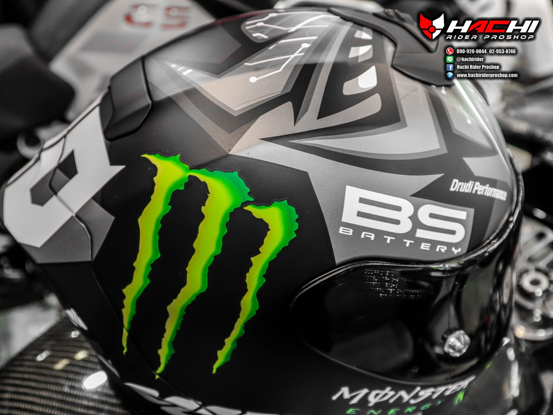 SCORPION: EXO-R1 AIR - Fabio Quartararo Monster Silver