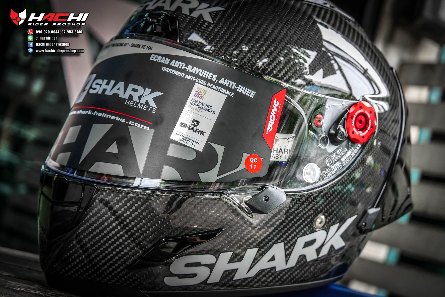 SHARK: Race-R Pro GP - FIM Racing Carbon