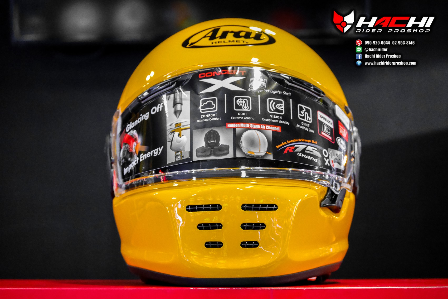 Arai: CONCEPT-X - Sport Yellow