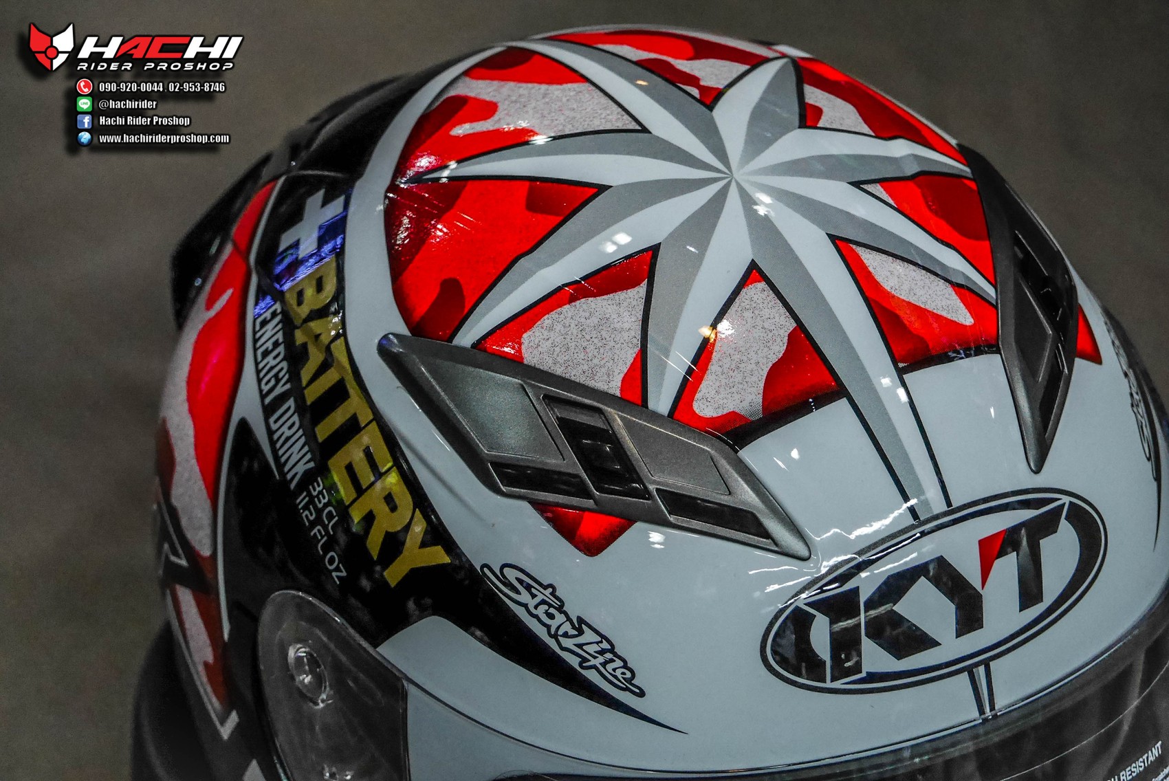 KYT: Falcon - Aleix Espargaro Replica Red Fluo