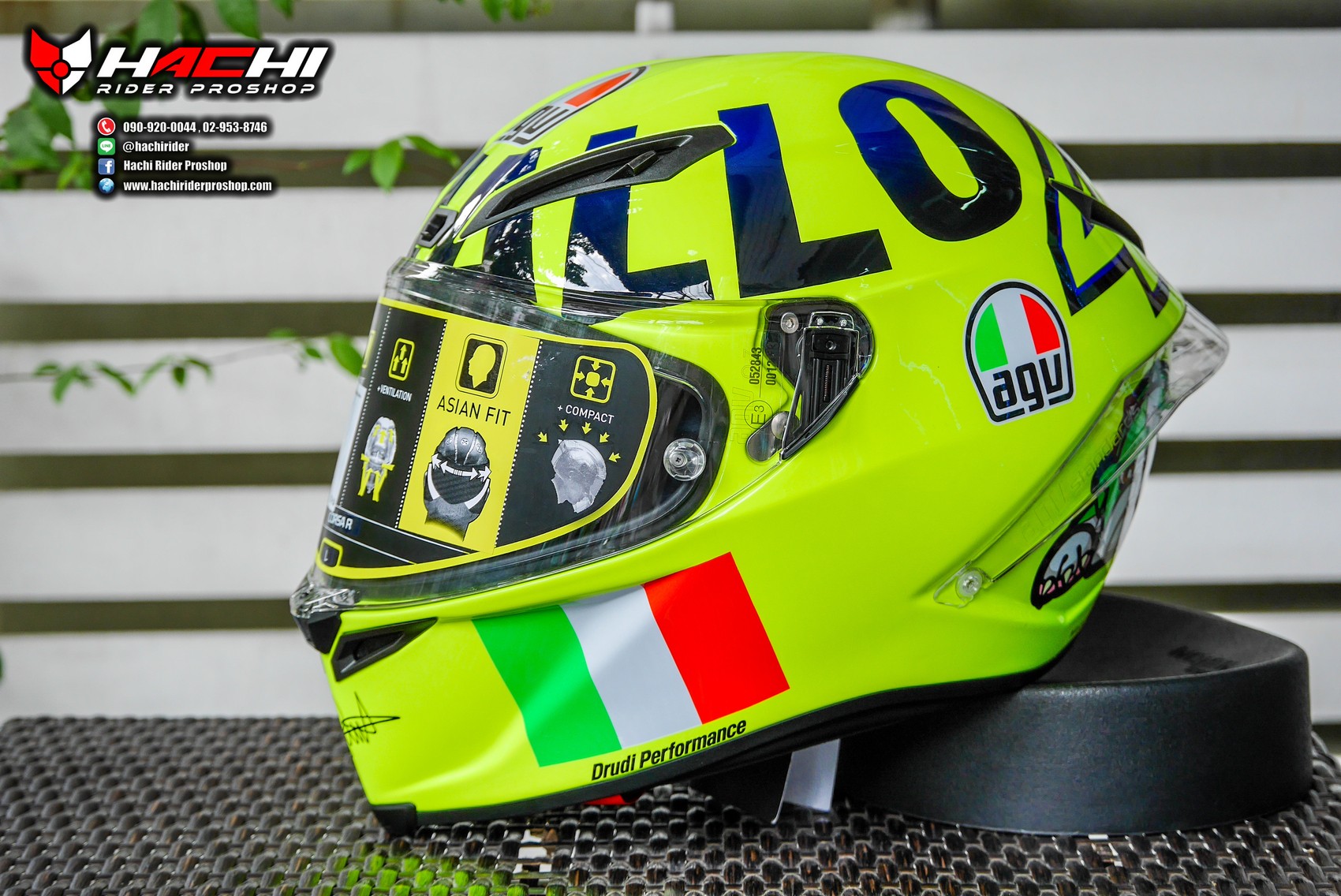 AGV CORSA-R: Rossi Mugello 2016 (Limited 2,500 ใบ)