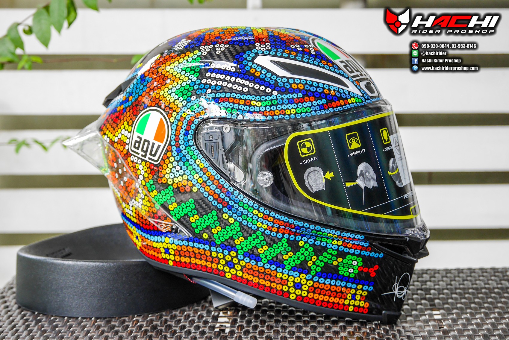 AGV Pista GP-R: Rossi Winter Test 2018 (Limited 3,000 ใบ)